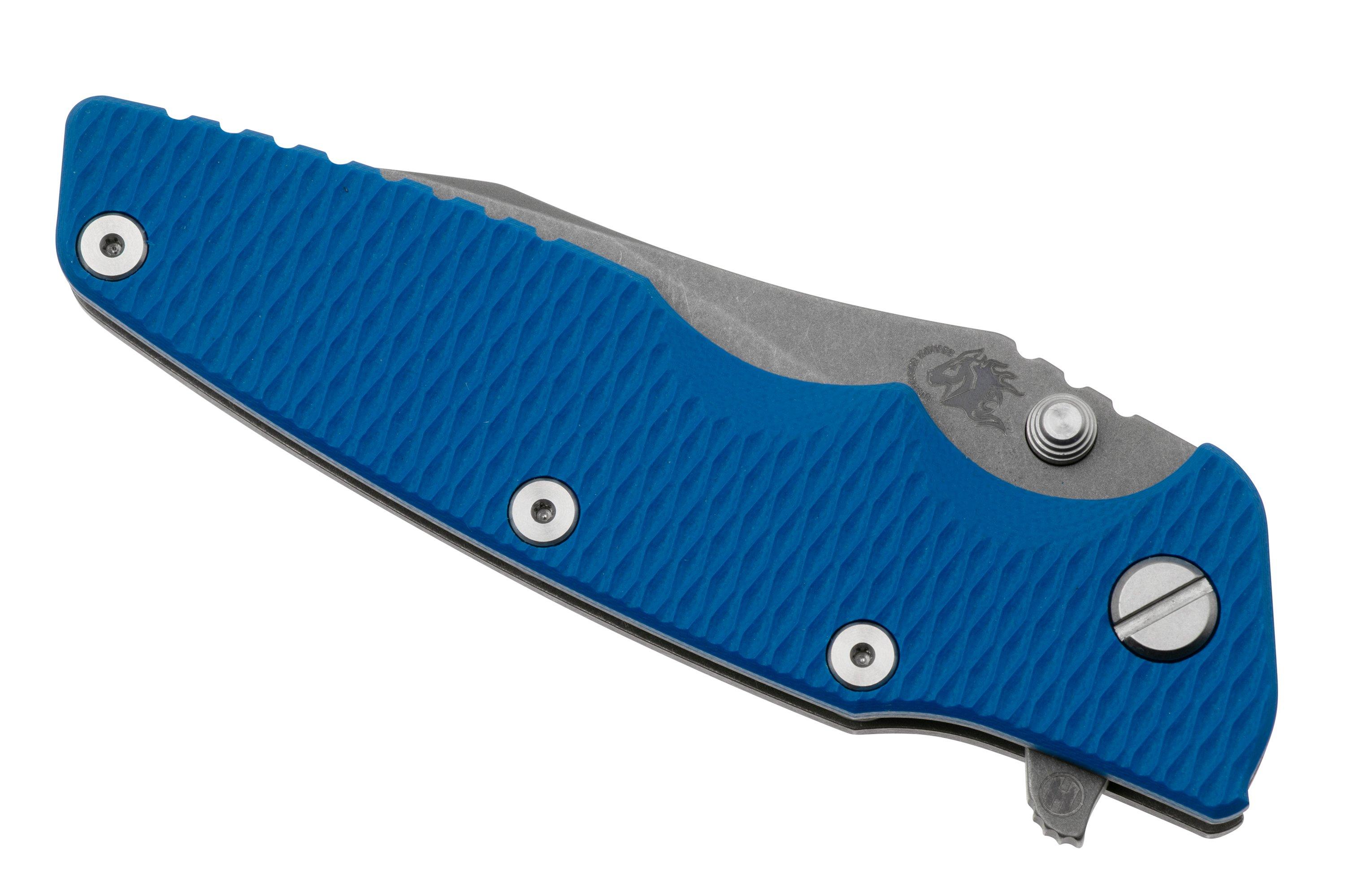 Rick Hinderer Eklipse 3.5" Spearpoint Stonewashed S45VN Slicer Hollow ...