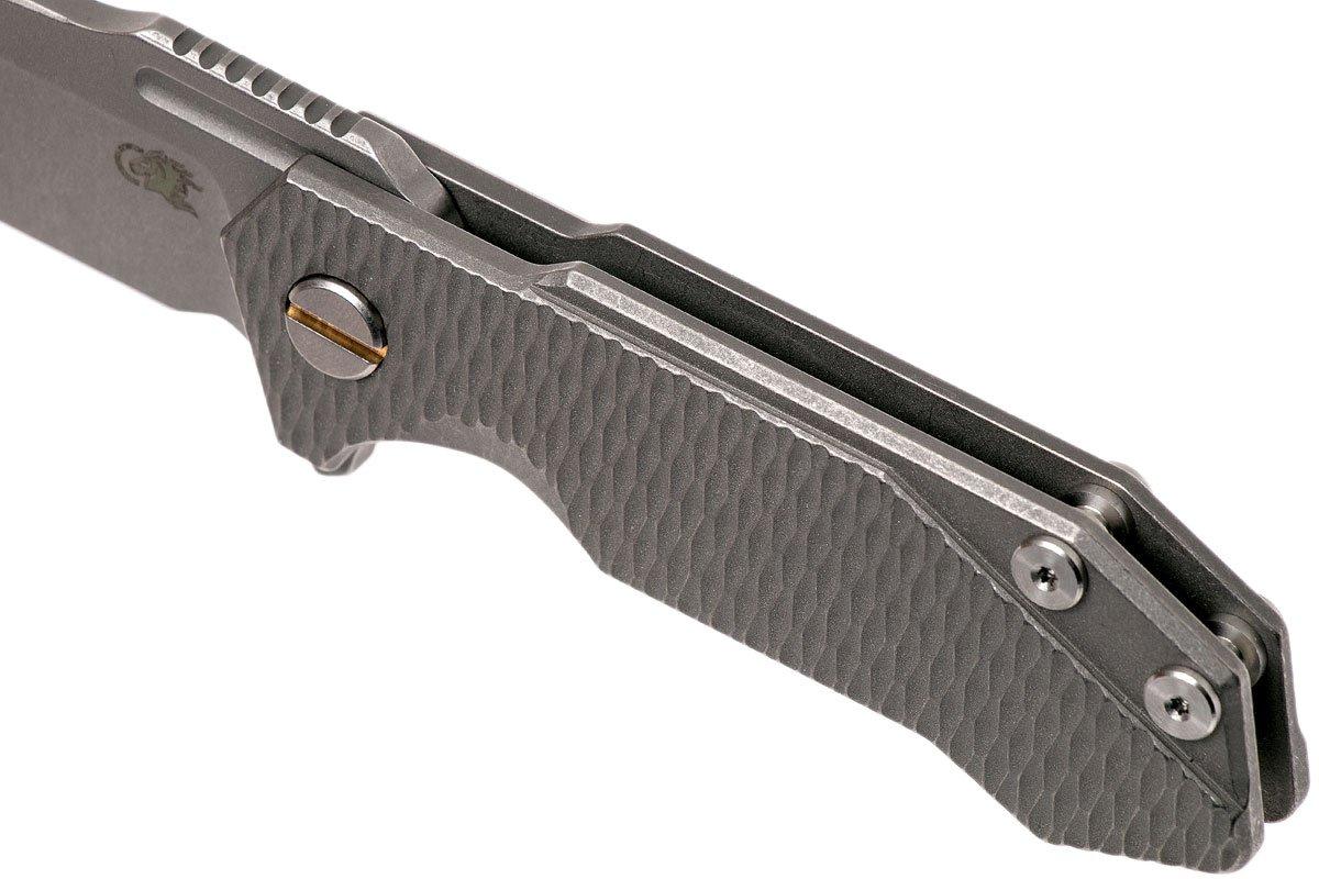 Rick Hinderer Half Track Textured Ti 2.75" Working Finish pocket knife ...