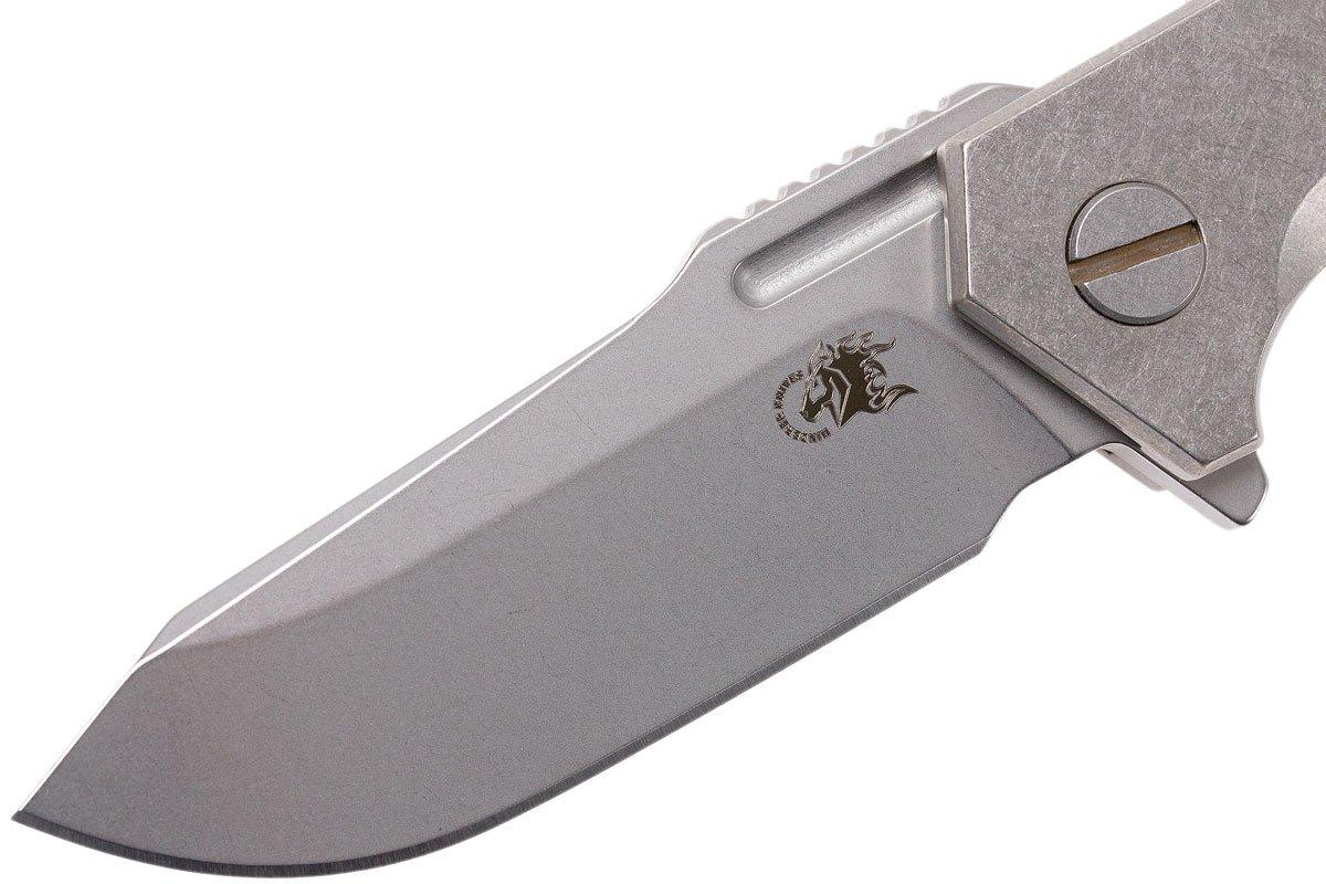 Rick Hinderer Half Track 2.75" stonewashed pocket knife ...