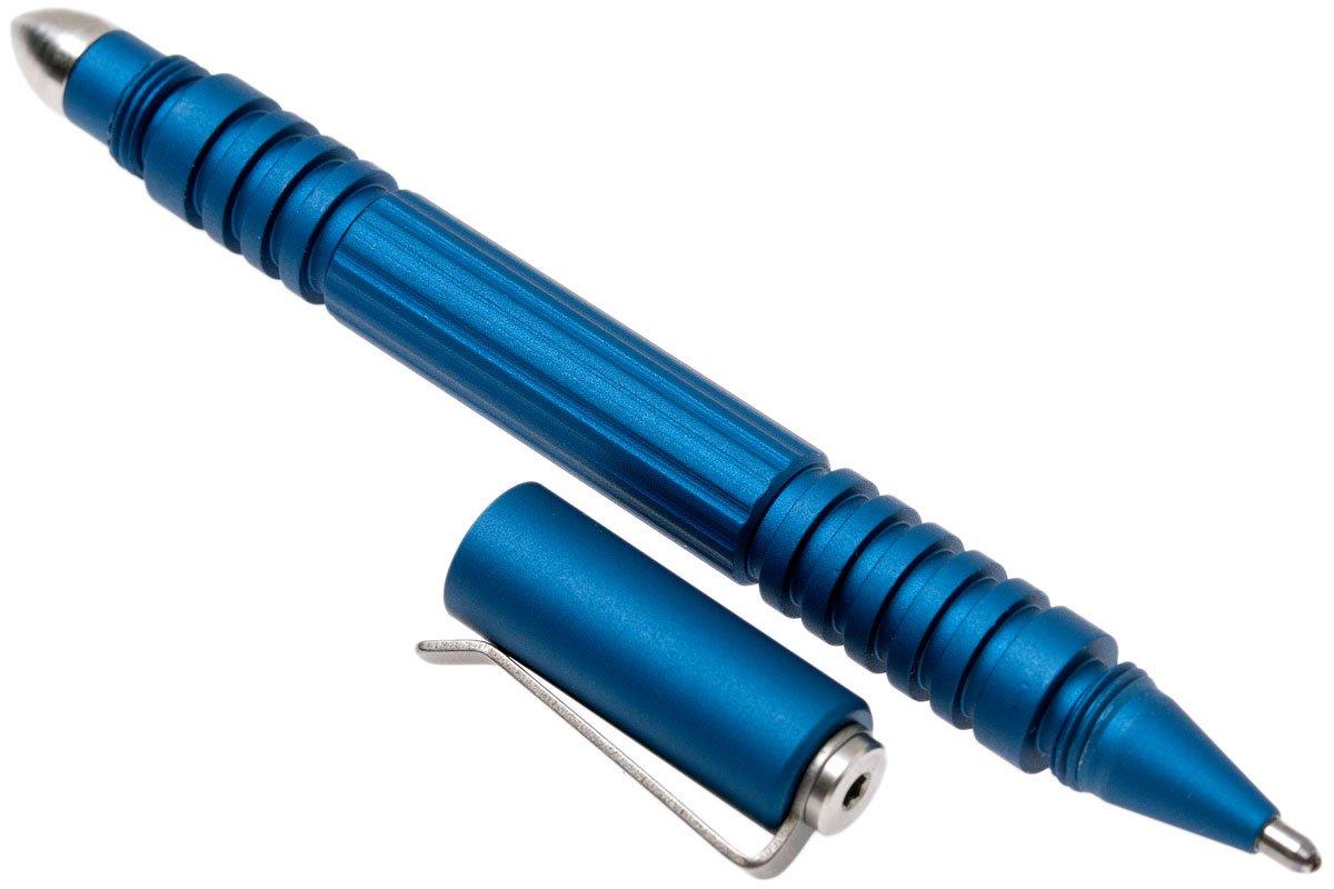 Rick Hinderer Investigator Pen aluminum Hardcoat Blue, tactical pen ...