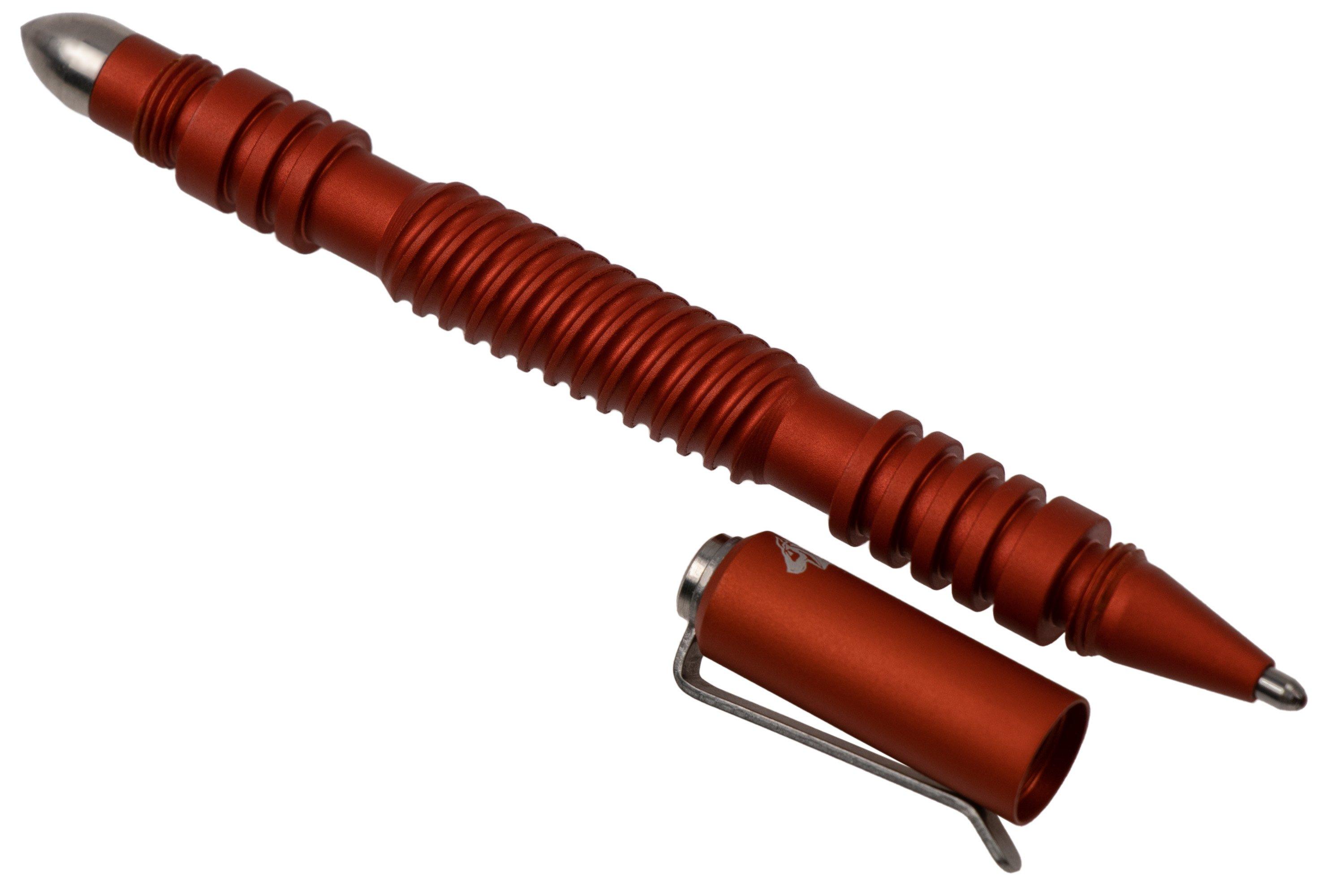 Rick Hinderer Spiral Investigator Pen, Aluminum, Matte Orange, tactical ...