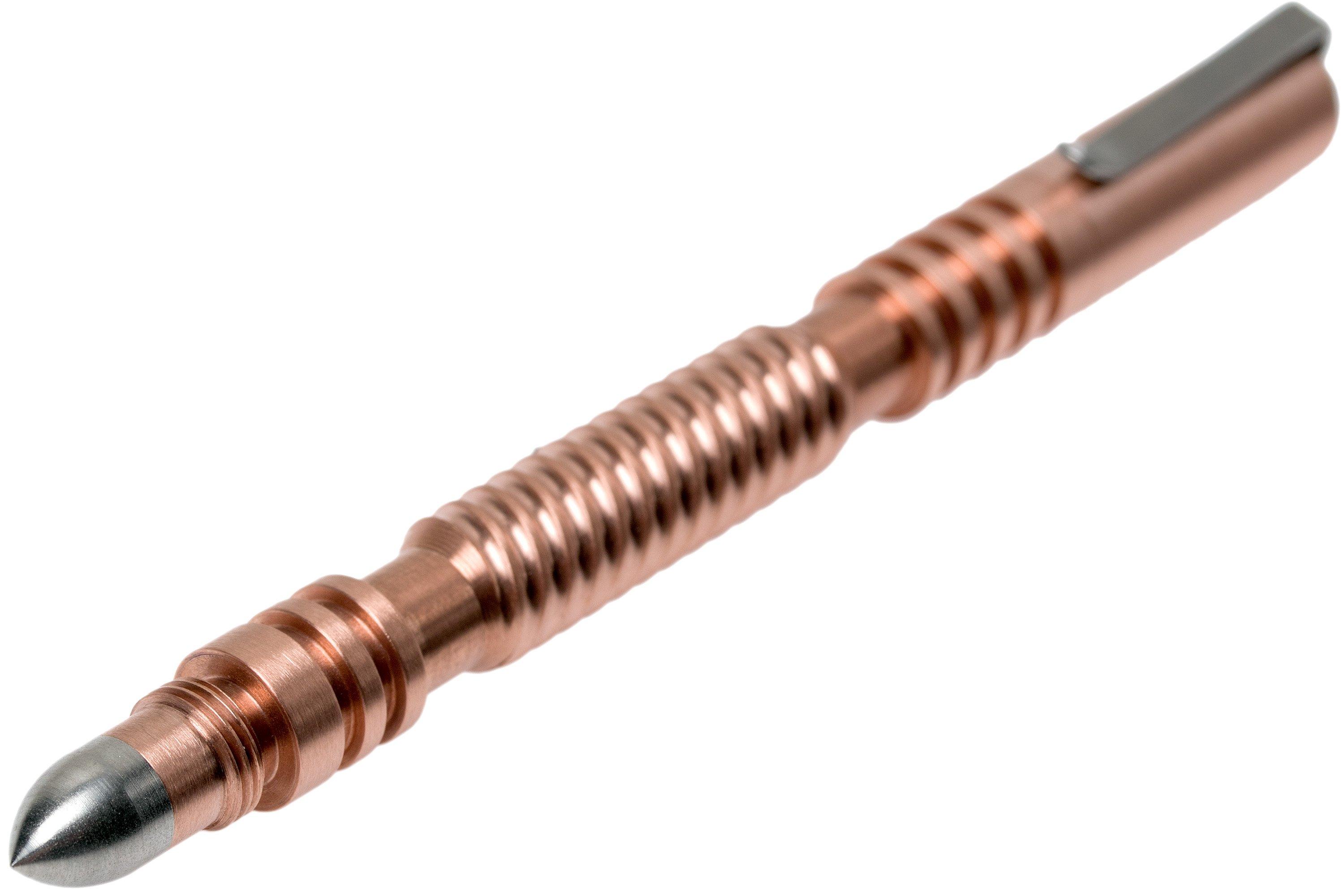 Rick Hinderer Spiral Investigator Pen Copper, tactical pen ...