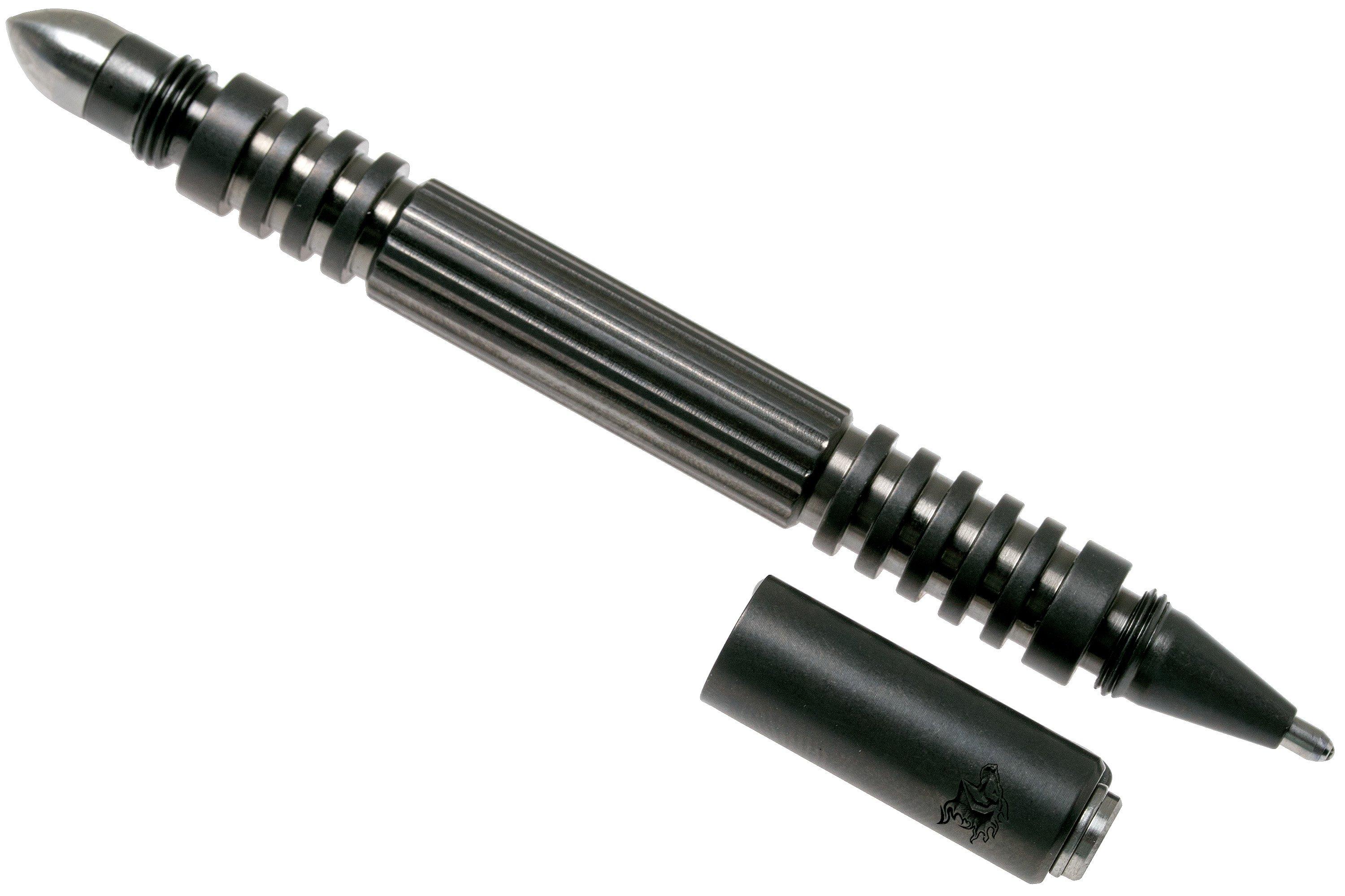 Rick Hinderer Investigator Pen Stainless Steel, Stonewash DLC, tactical ...