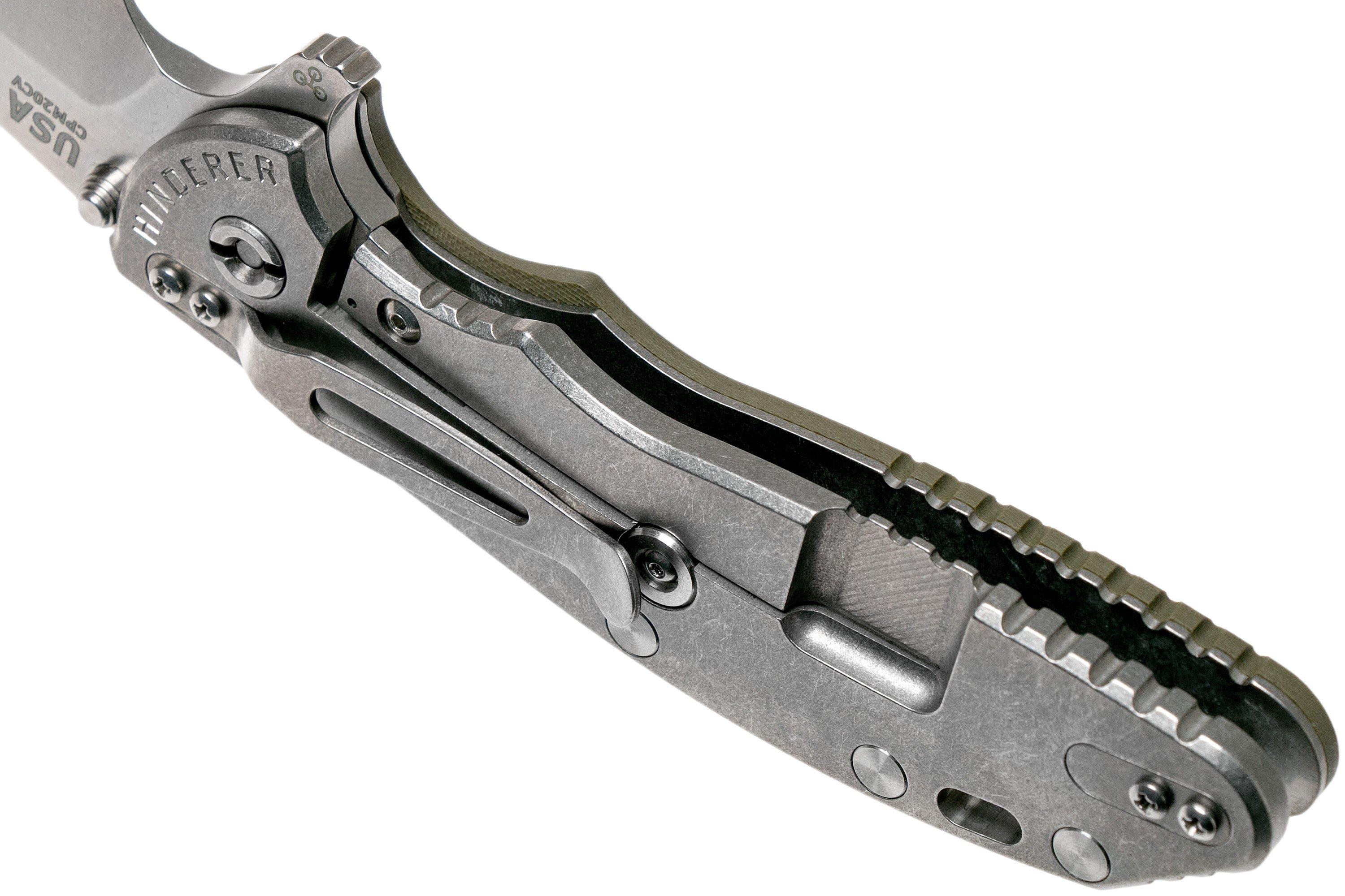 Rick Hinderer XM-24 4" Gen6 Spanto 20CV, OD Green G10 navalha | Compras ...