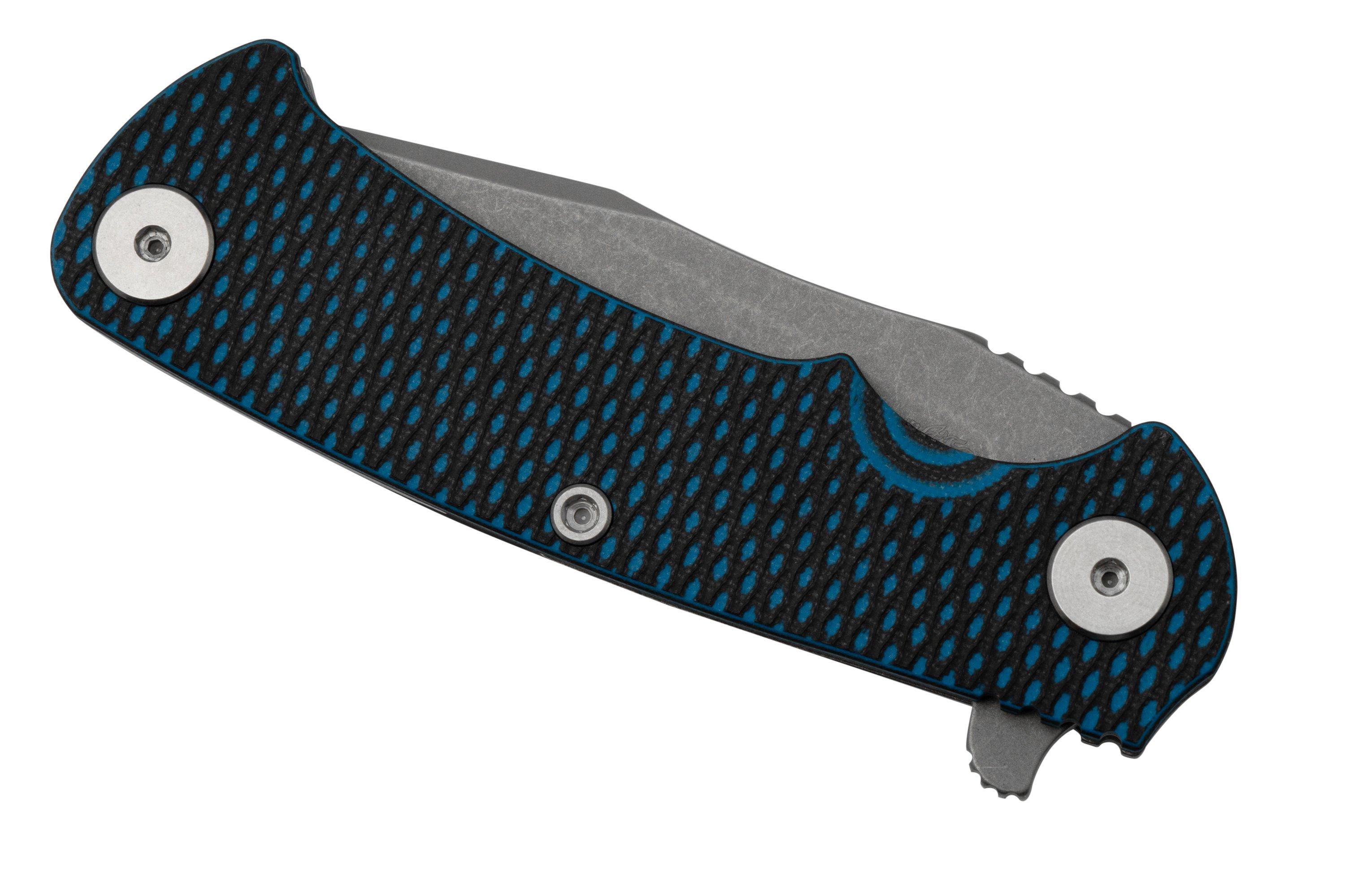 Rick Hinderer Project X, MagnaCut Clip point, Working Finish, Blue ...