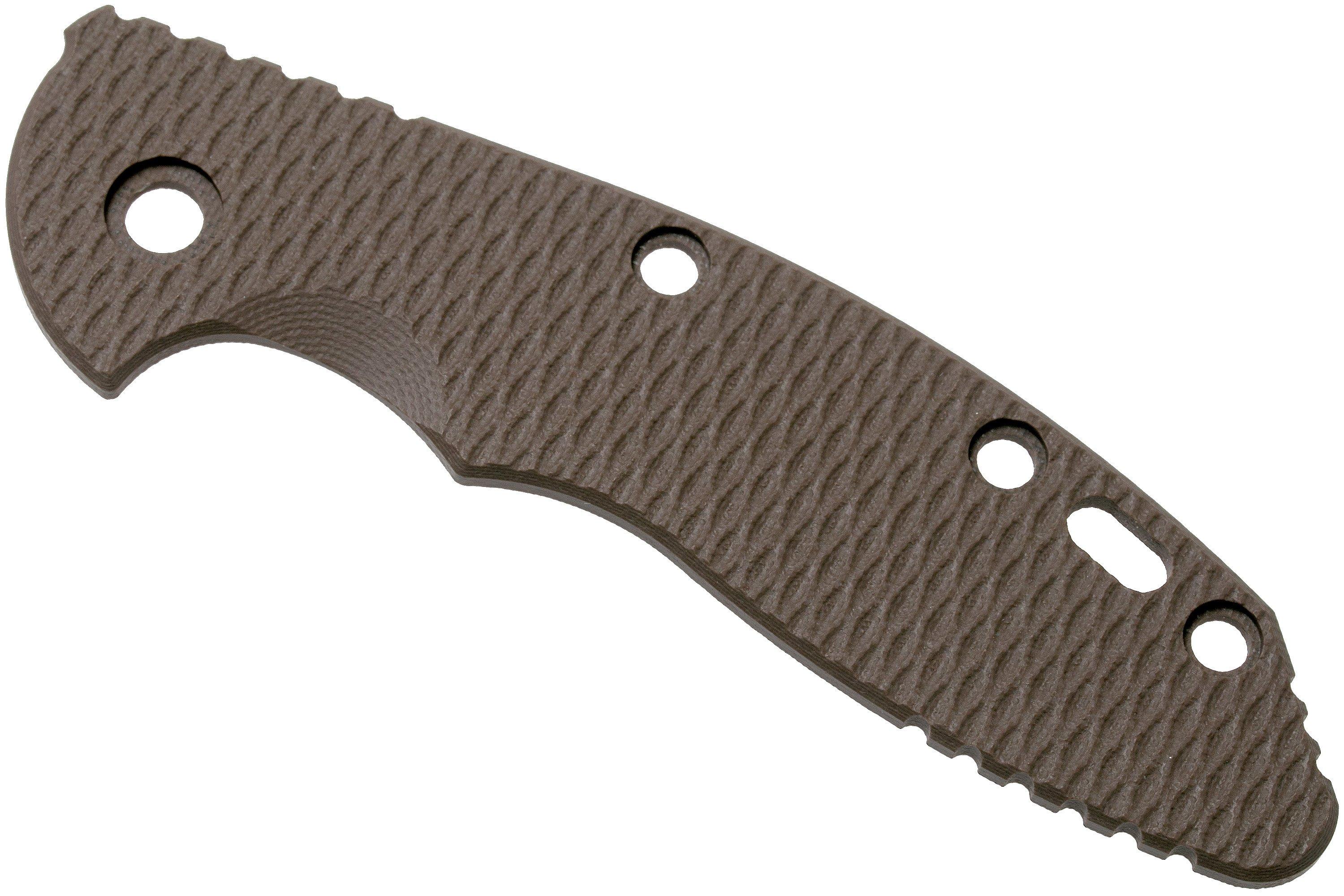 Rick Hinderer XM-18 3,5” scale, Flat Dark Earth G10 | Advantageously ...