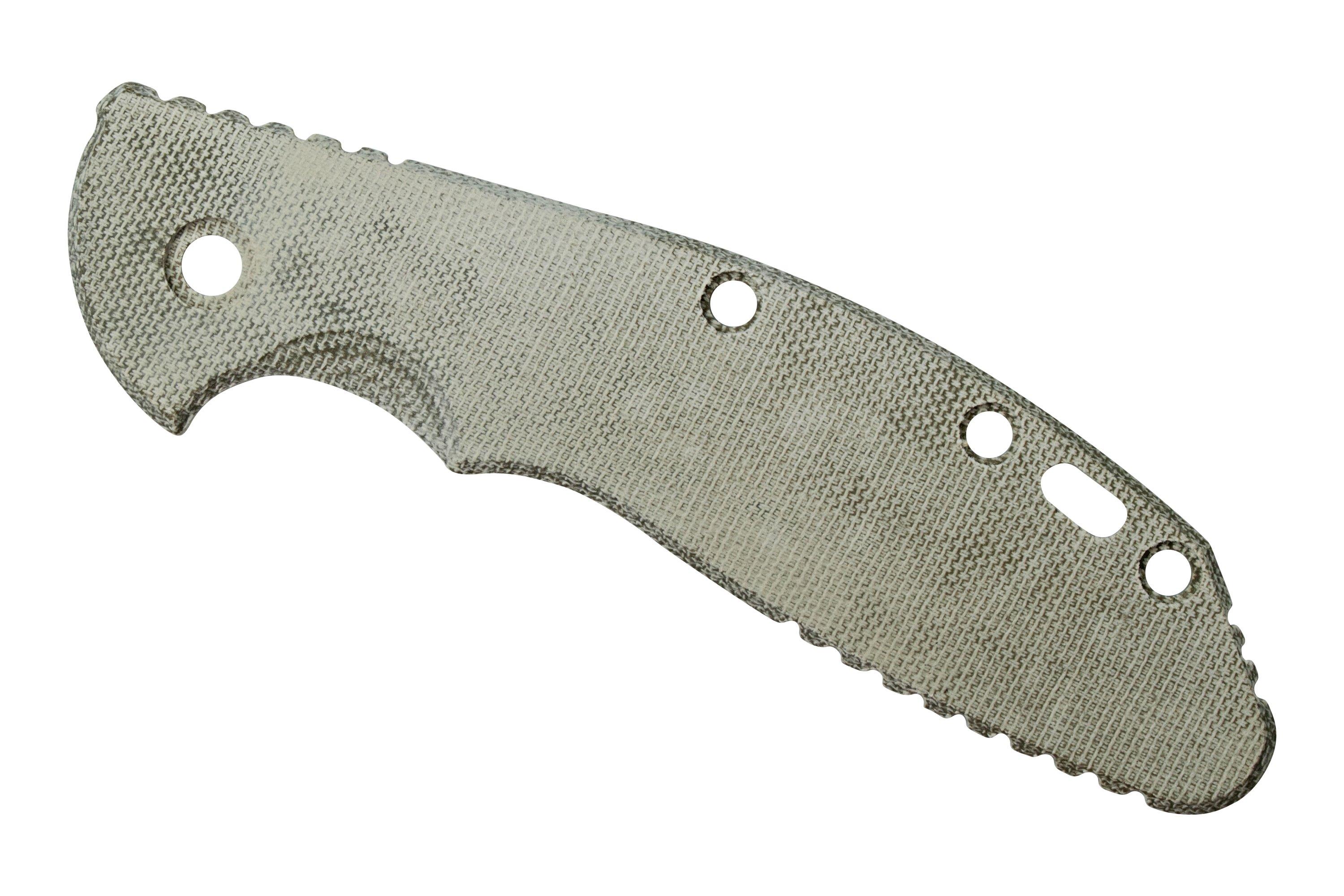 Rick Hinderer XM24 scale, Smooth OD Green Canvas Micarta ...