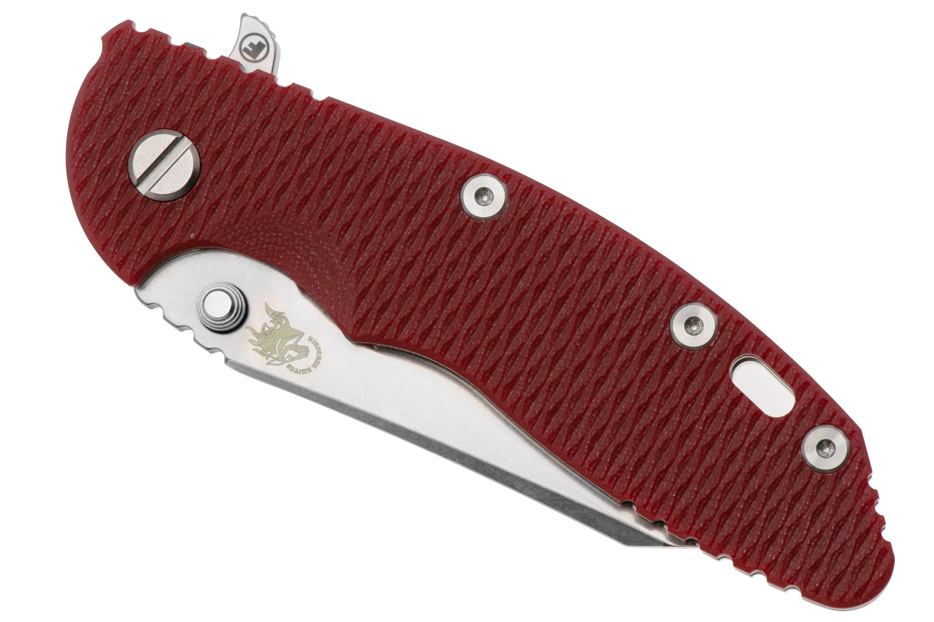 Rick Hinderer XM-18 3.5" S45VN Wharncliffe Fatty Tri-Way, Stonewashed ...