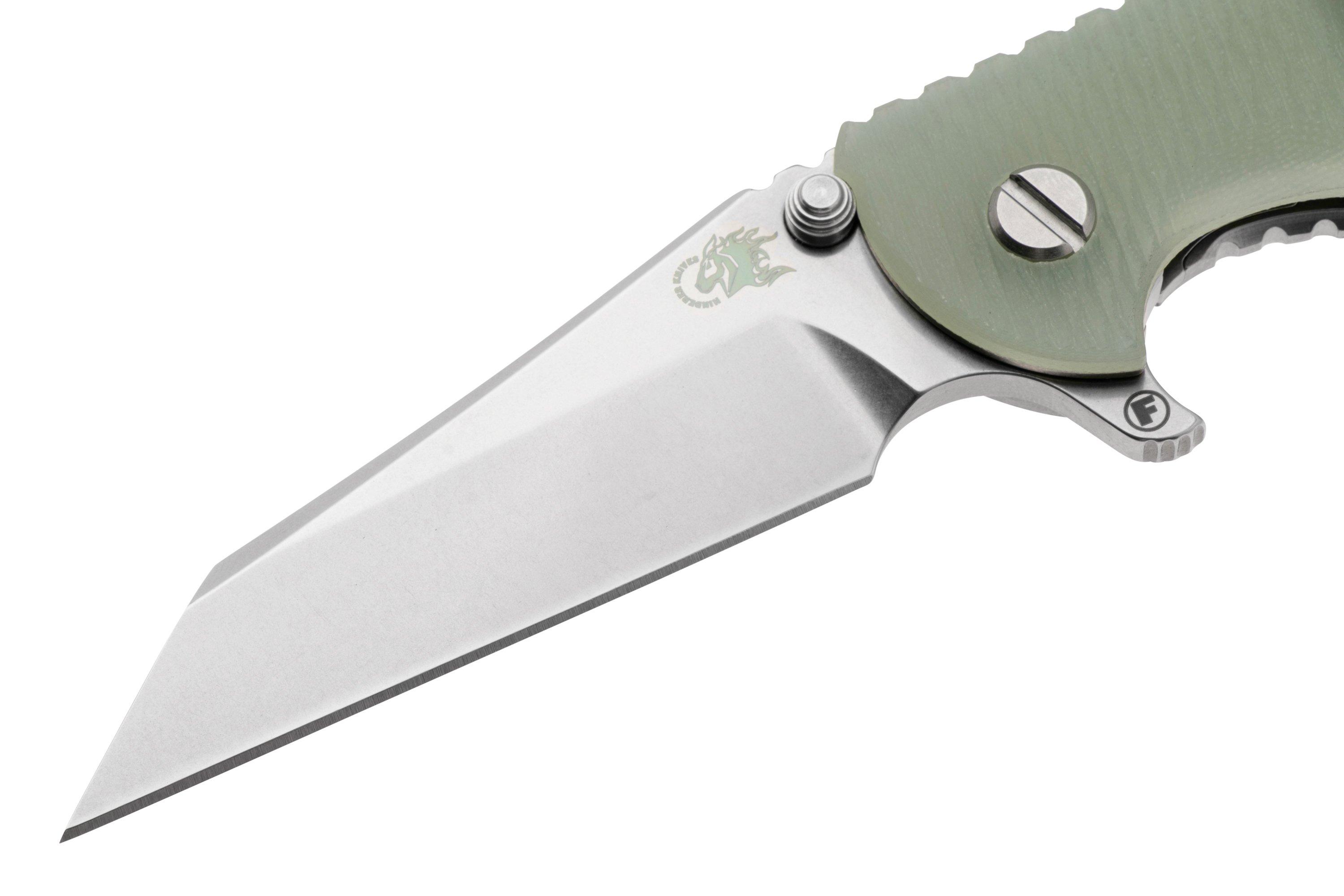 Rick Hinderer XM-18 3.5" S45VN Wharncliffe Fatty Tri-Way, Stonewashed ...