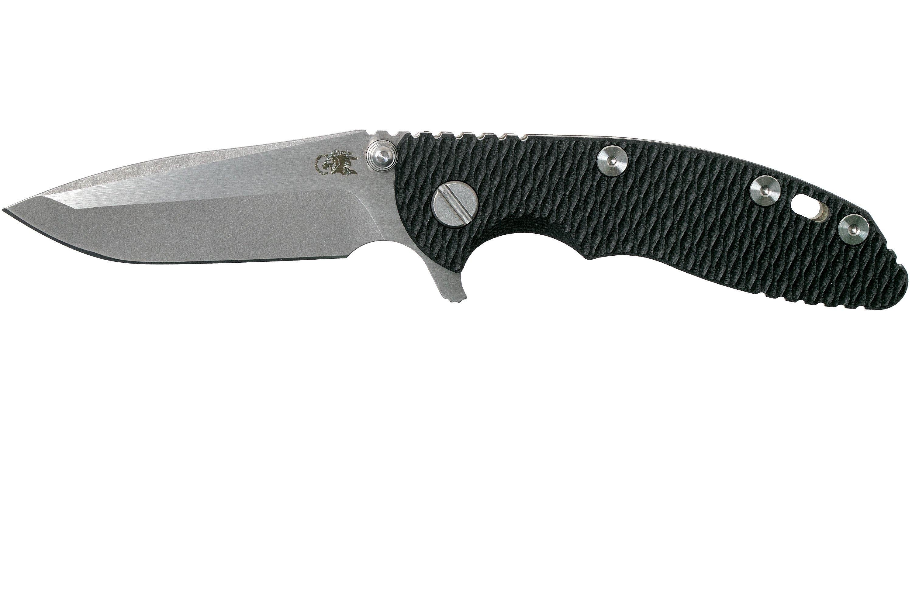 Rick Hinderer XM-18 3” Spanto Gen 4 CPM 20CV Black G10, Battle Green ...