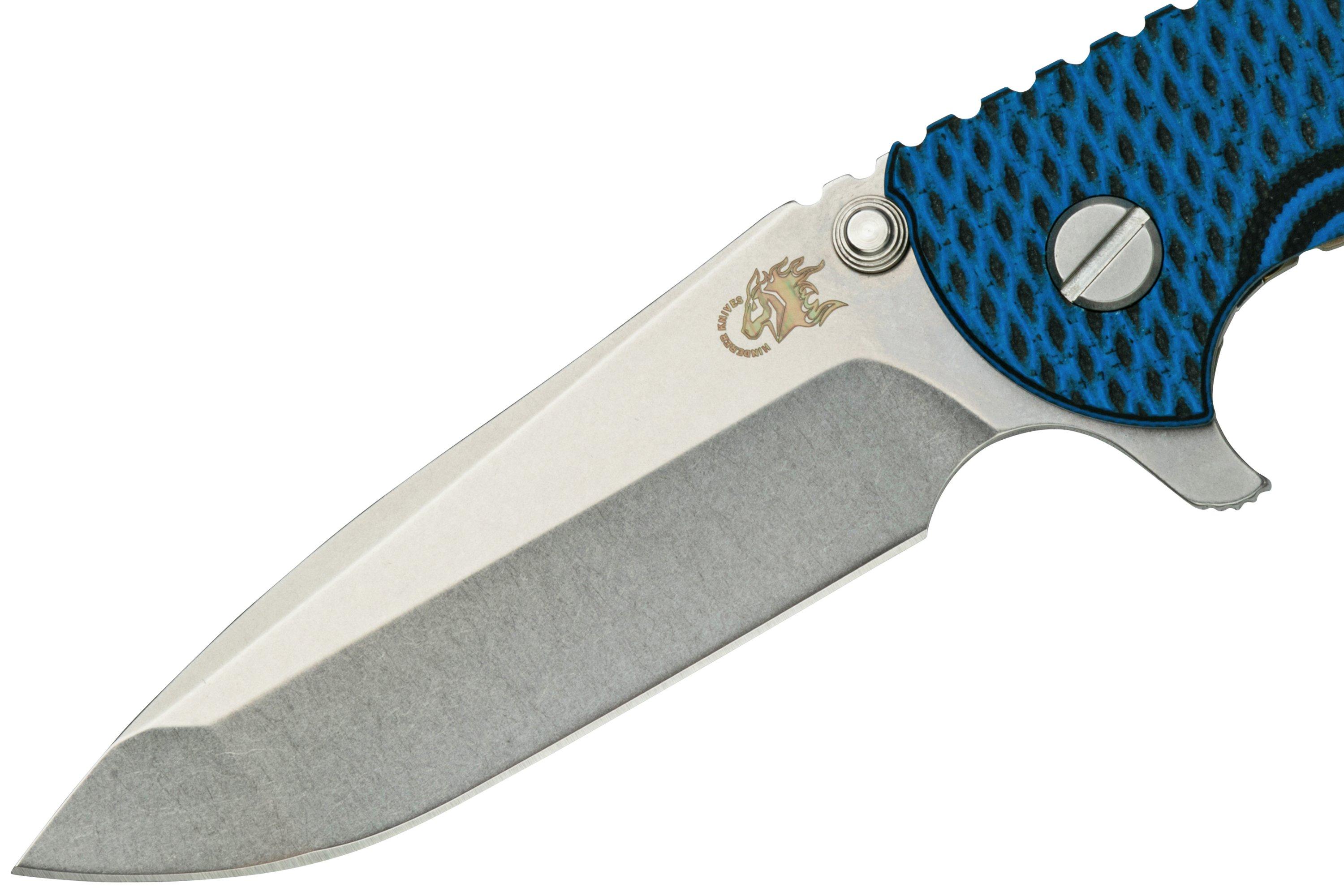 Rick Hinderer XM-18 3.5" Spanto S45VN Stonewash, Battle Bronze, Blue ...