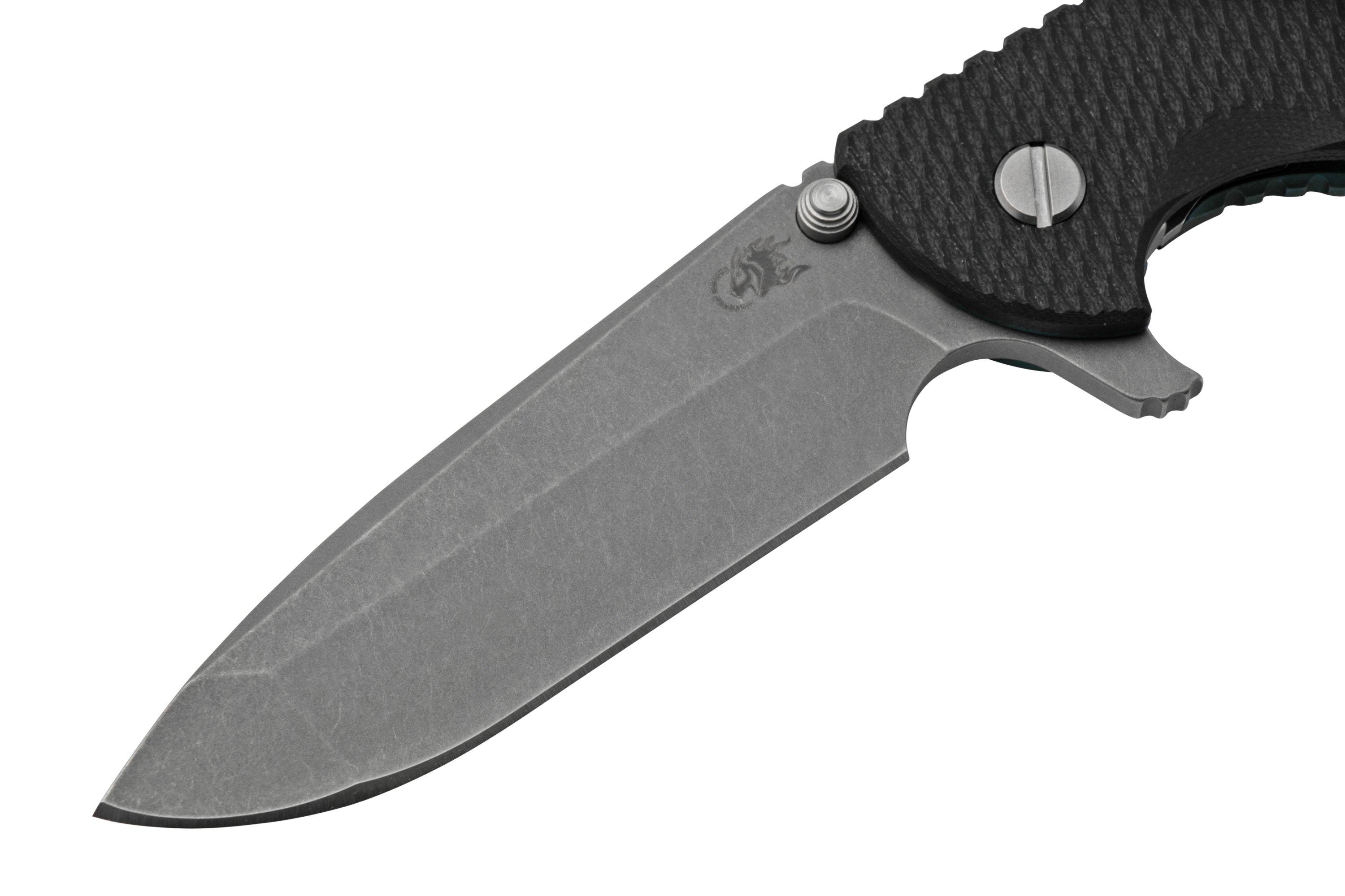 Rick Hinderer XM-24 4.0, S45VN Spanto, Battle Blue, Blue-Black G10 ...