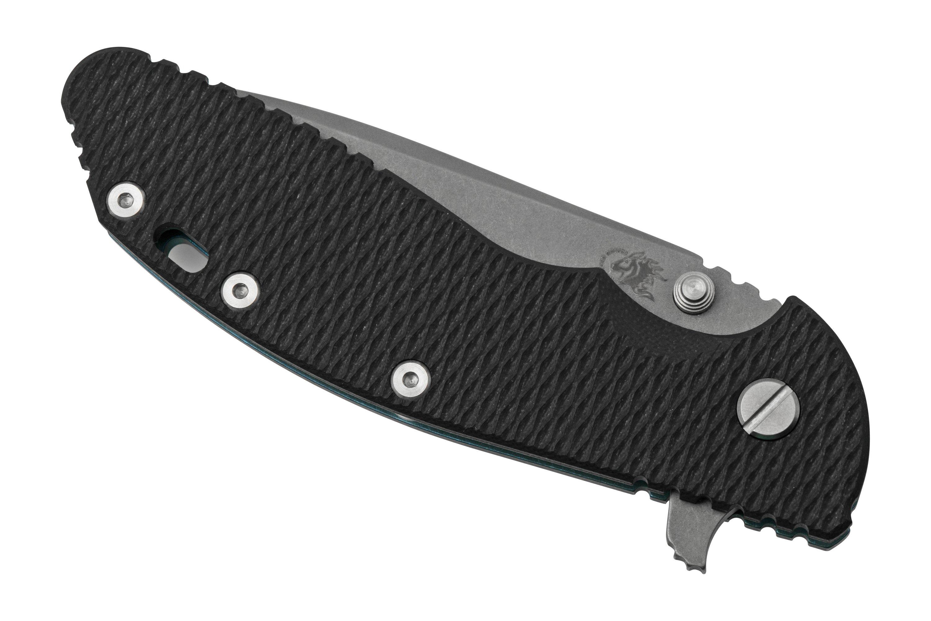 Rick Hinderer XM-24 4.0, S45VN Spanto, Battle Blue, Blue-Black G10 ...