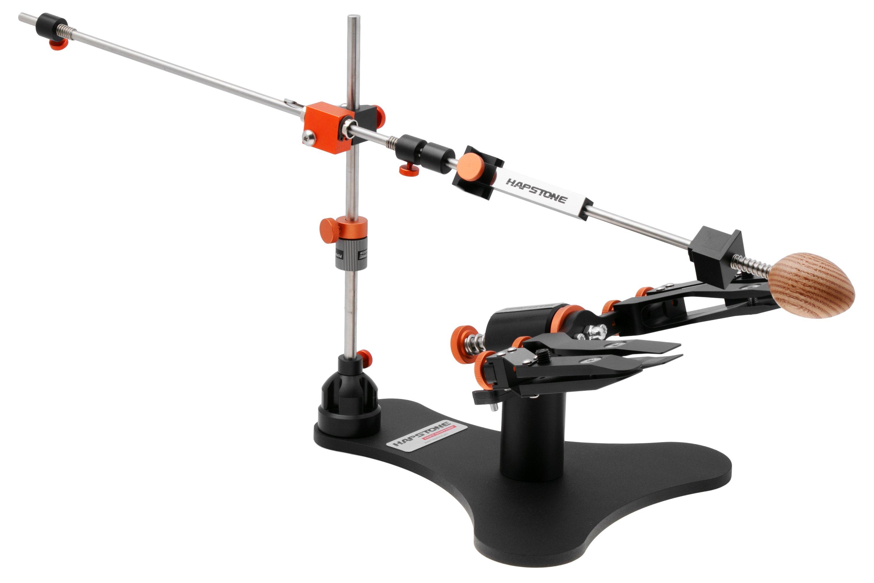 Hapstone R2 Black Knife Sharpener, sharpening system | Advantageously ...