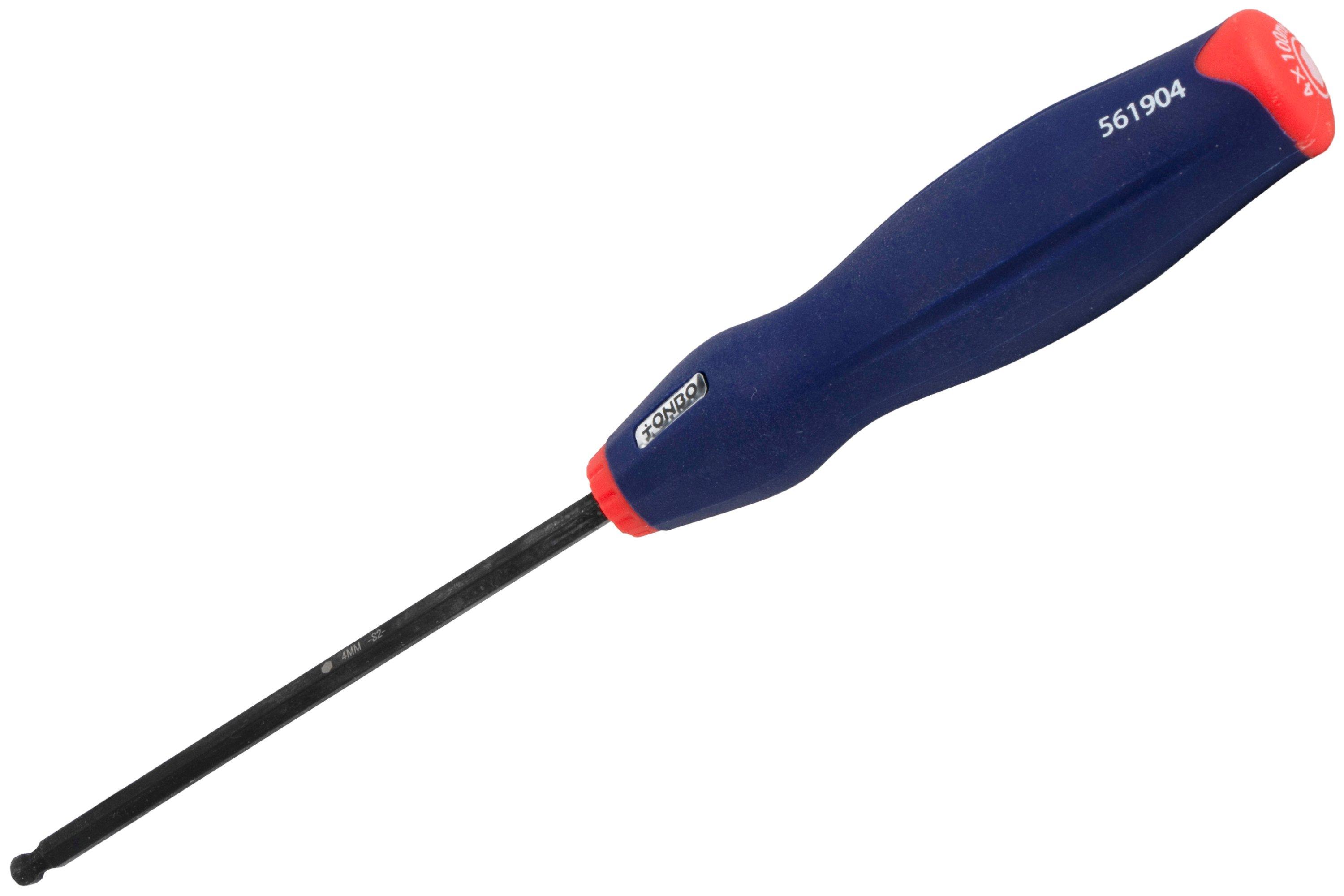 Hapstone Ball-End Hex Screwdriver, Allen key, 4 mm | Advantageously ...