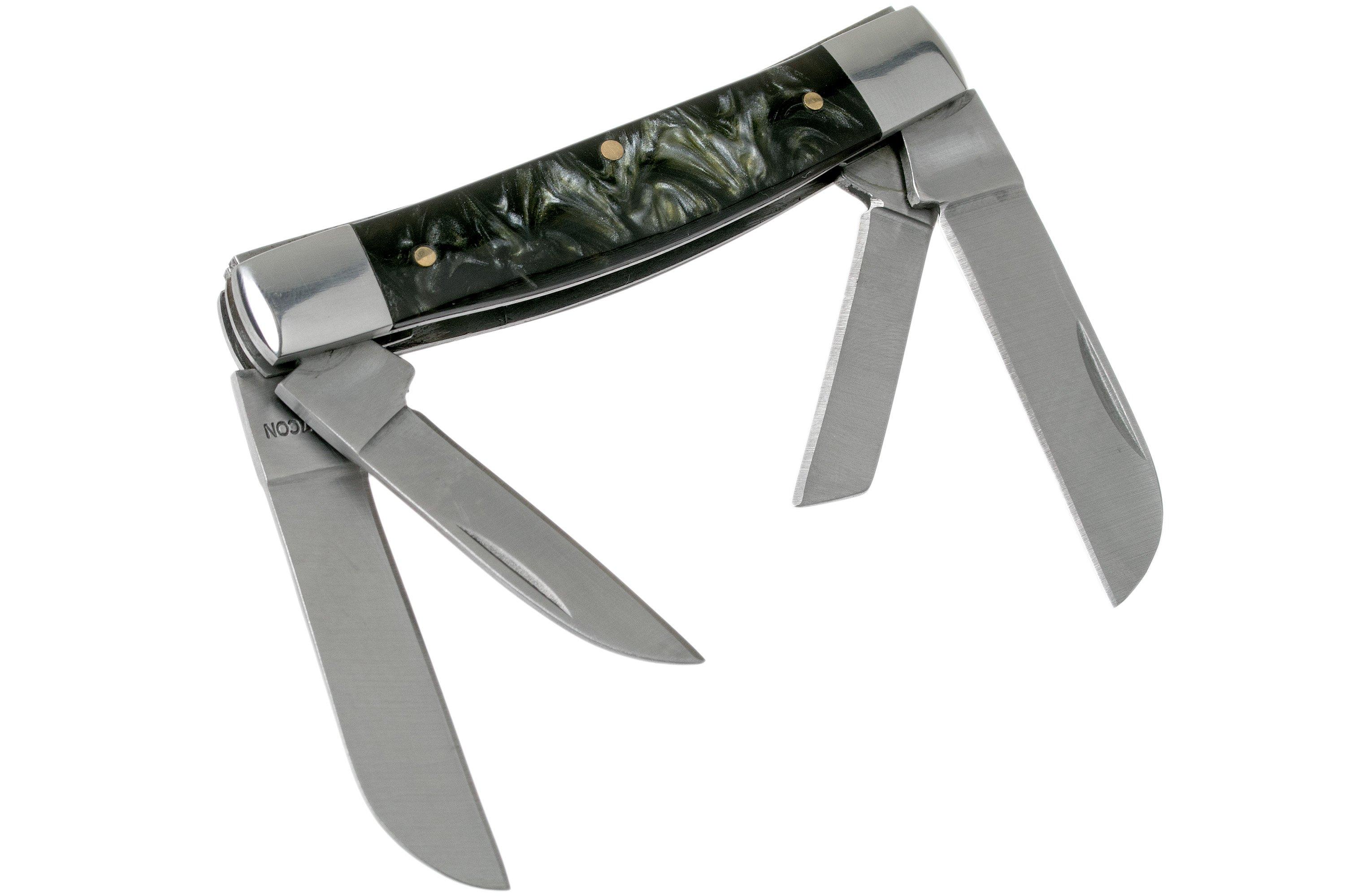 Imperial Congress Black Swirl IMP17CON slipjoint pocket knife ...