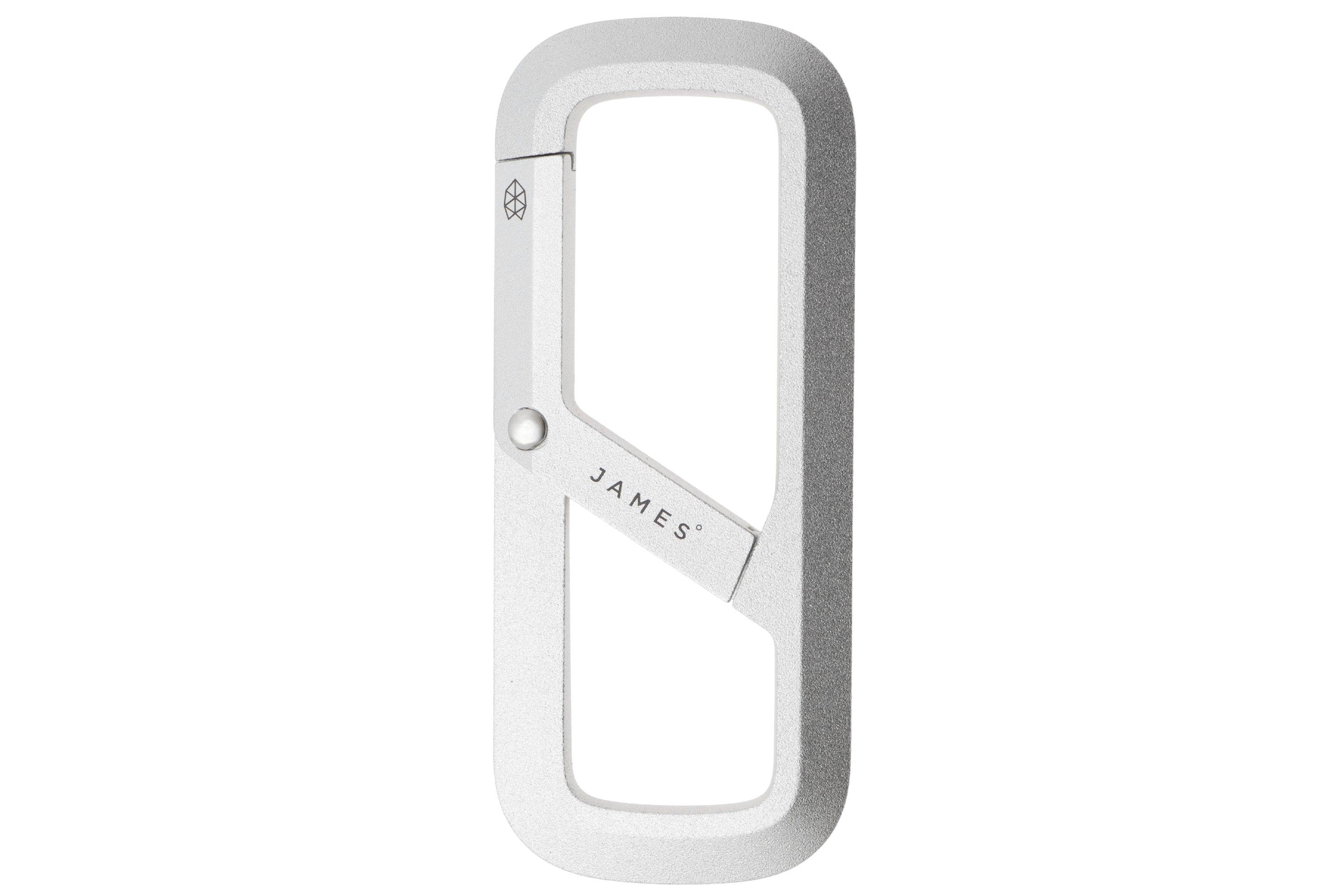 The James Brand The Madison ES216906-10 Silver, carabiner ...