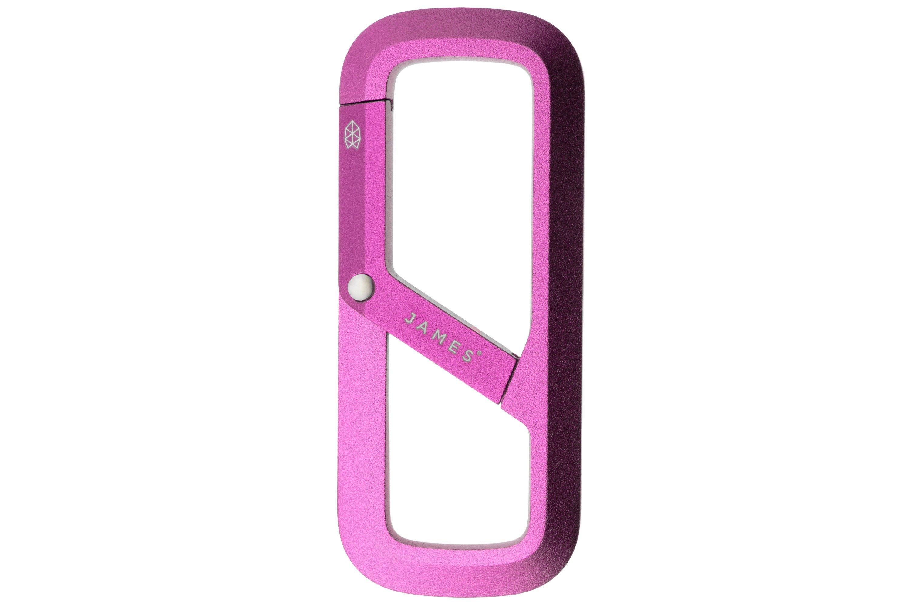 The James Brand The Madison ES216989-10 Pink, carabiner ...