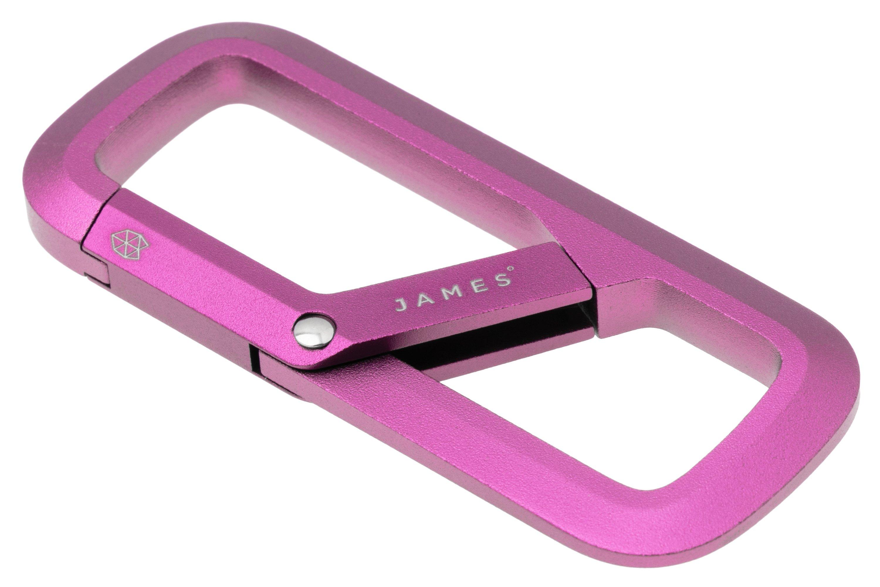 The James Brand The Madison ES216989-10 Pink, carabiner ...