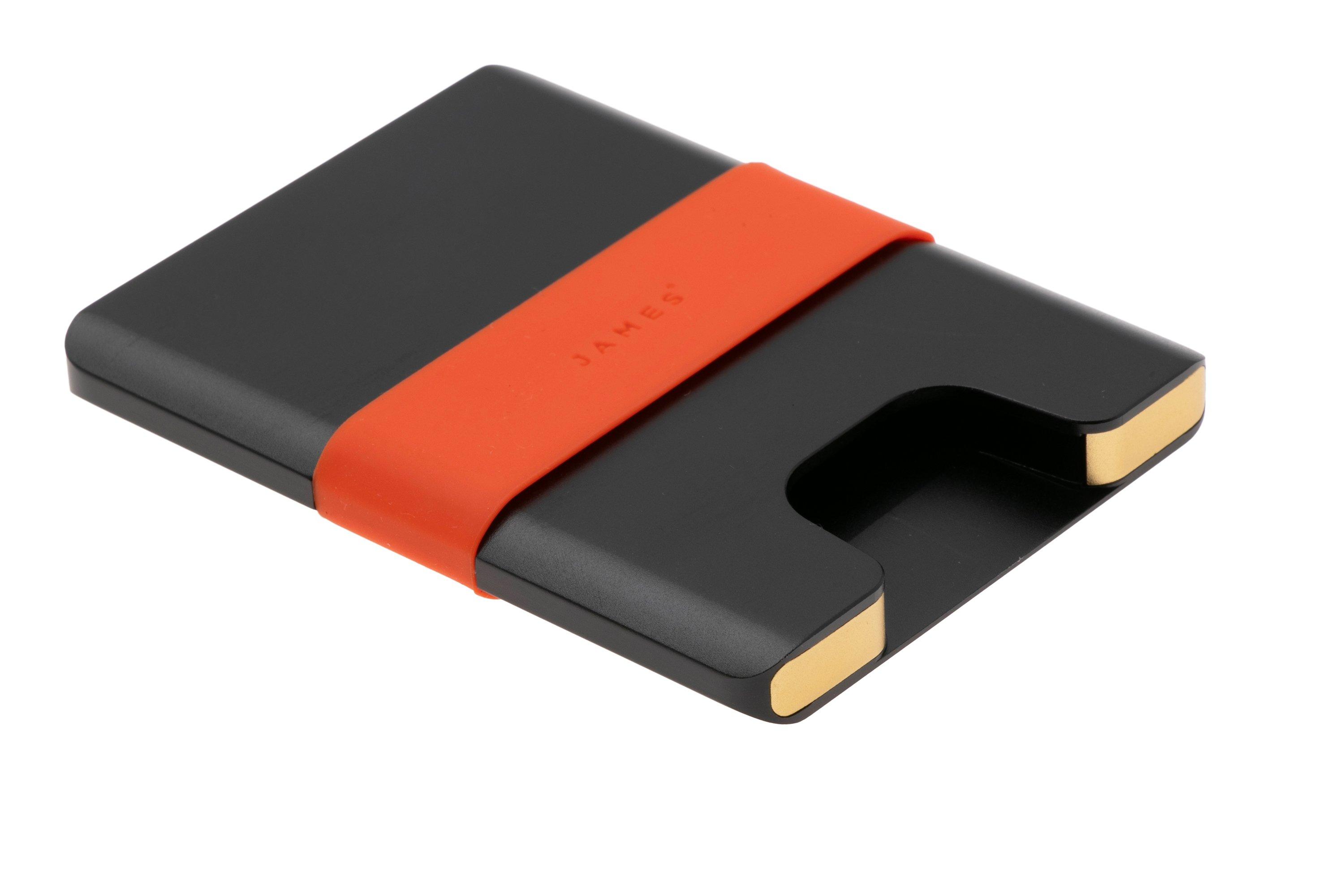 The James Brand The Lowe ES217993-10 Black + Fire, wallet ...