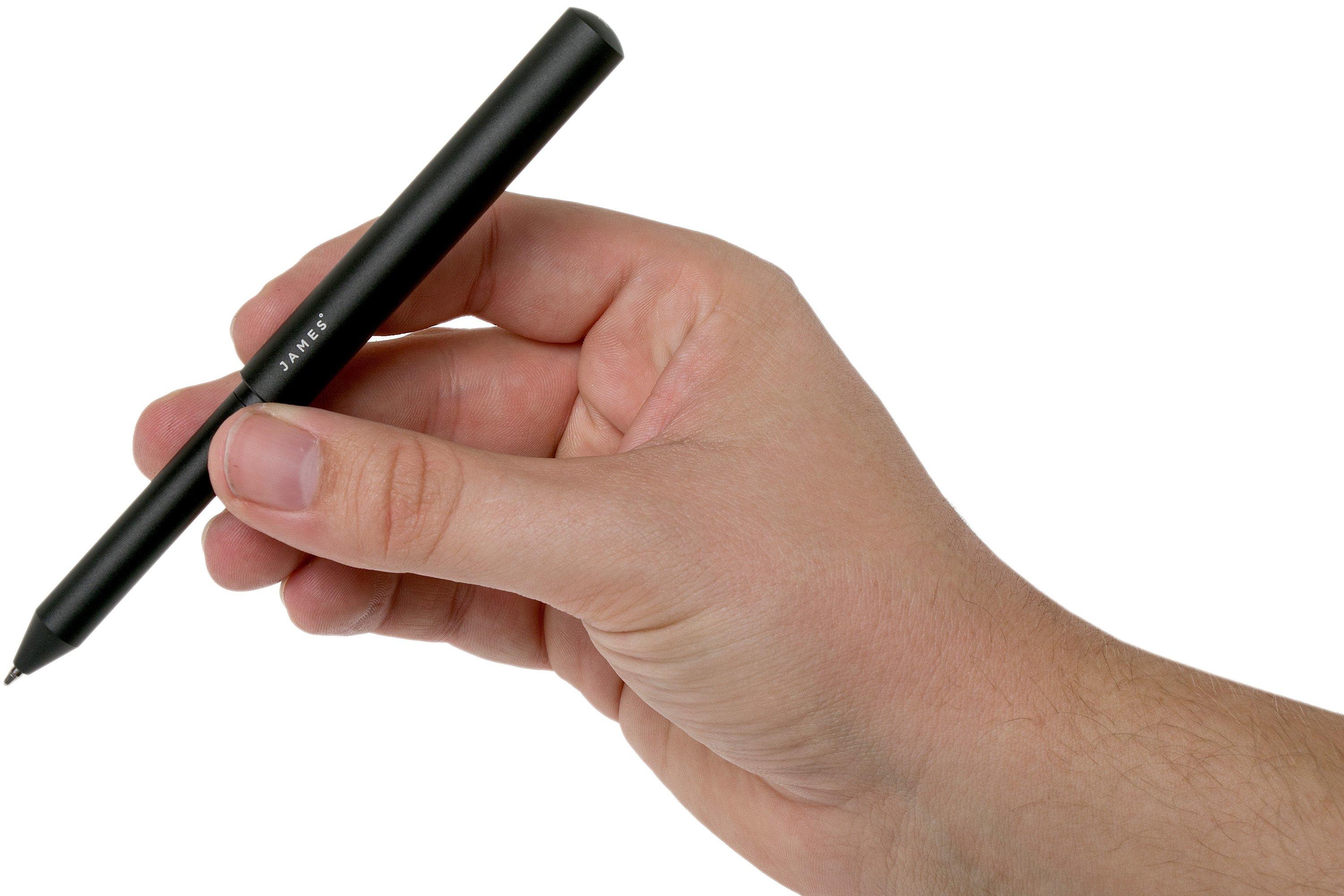 The James Brand Stilwell black + black pen | Advantageously shopping at ...