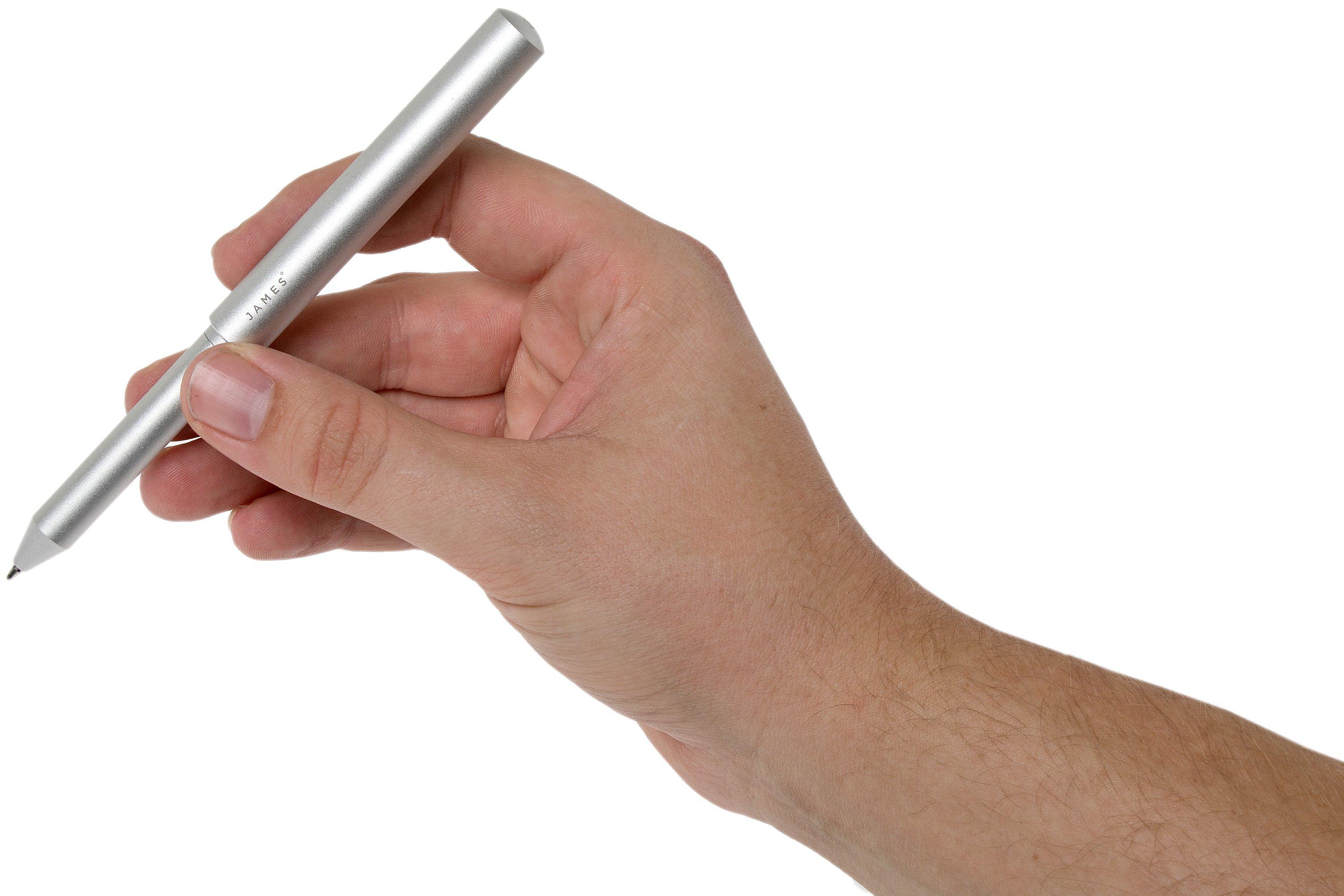 The James Brand Stilwell silver + silver pen | Advantageously shopping ...