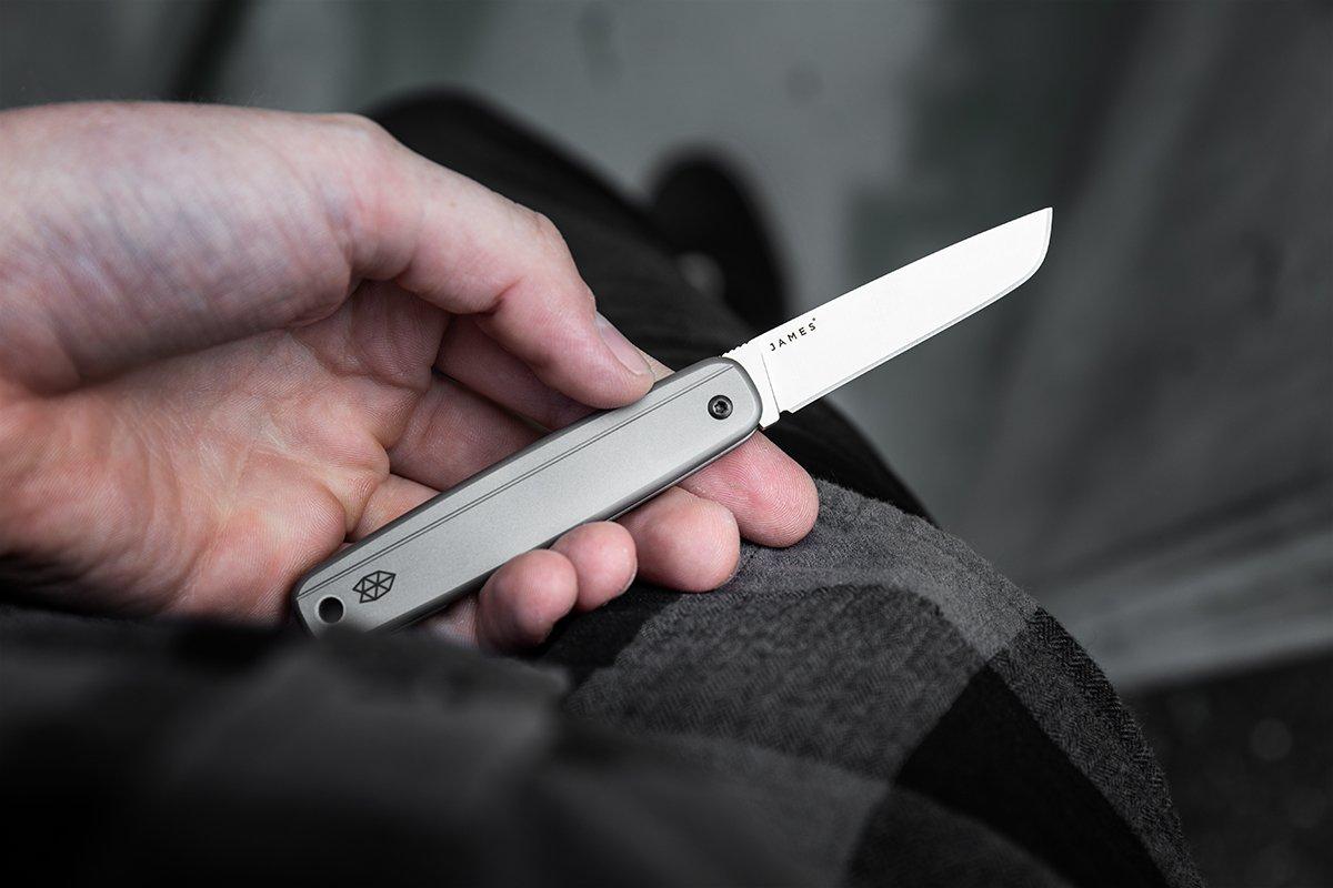 The James Brand County Titanium, pocket knife | Advantageously shopping ...