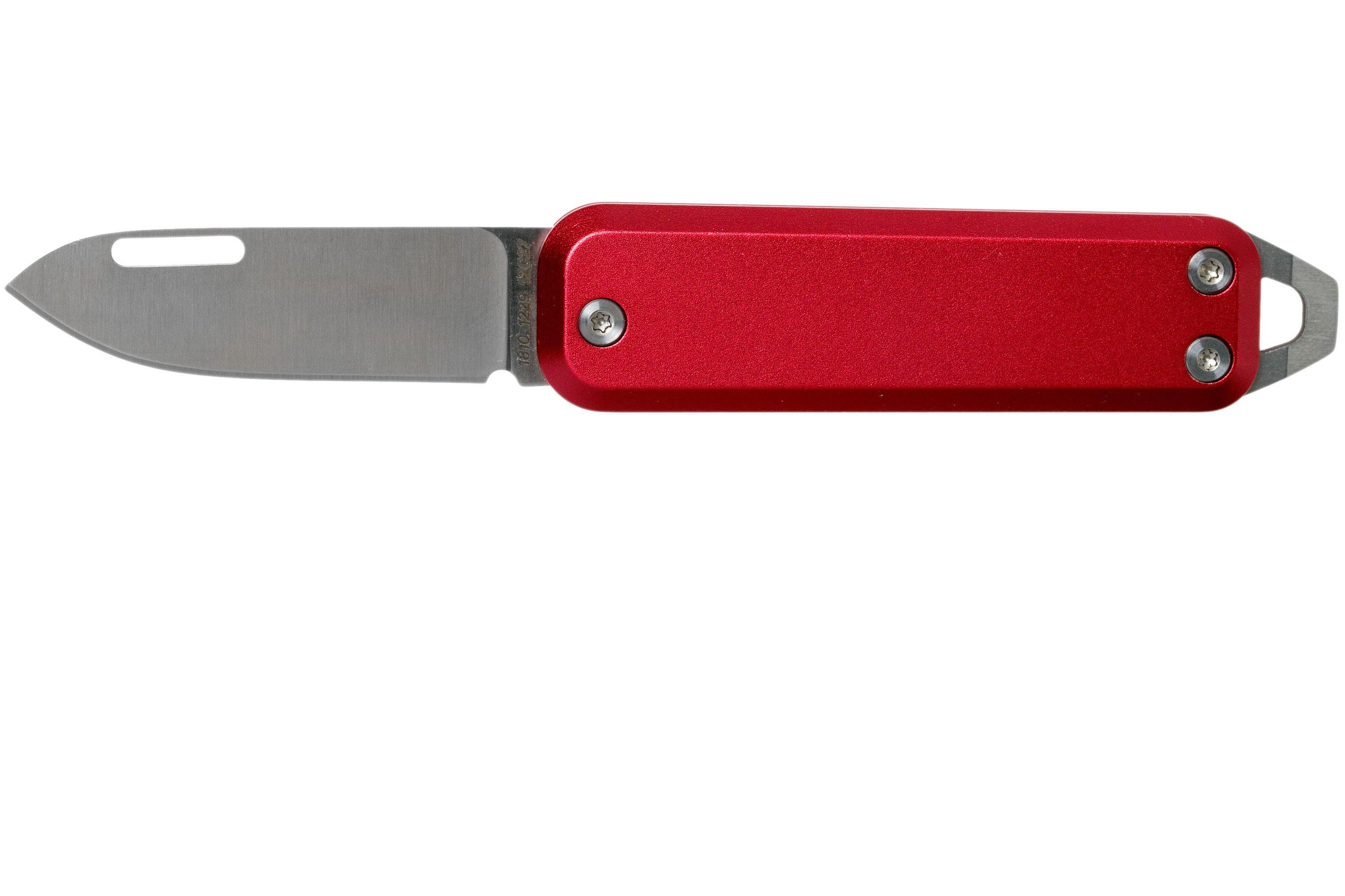 The James Brand Elko, red + satin pocket knife | Advantageously ...