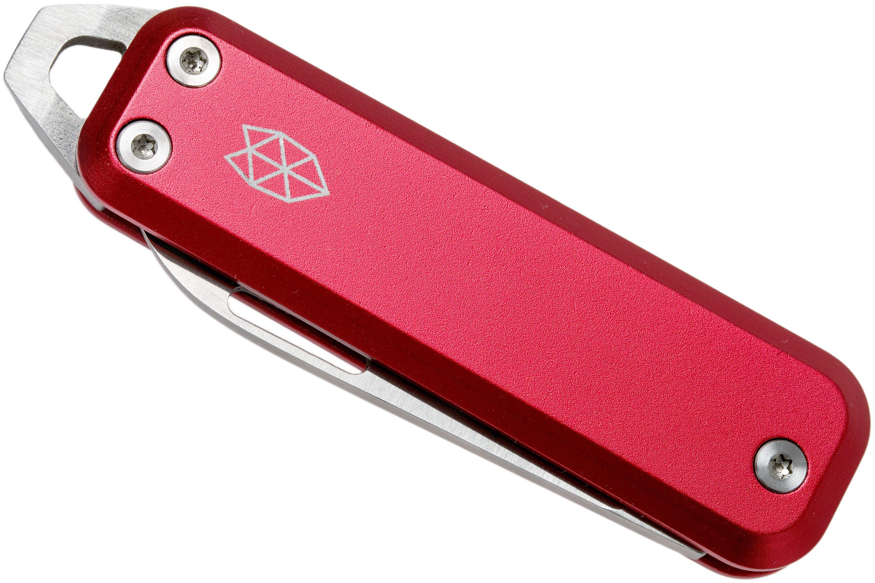 The James Brand Elko, red + satin pocket knife | Advantageously ...