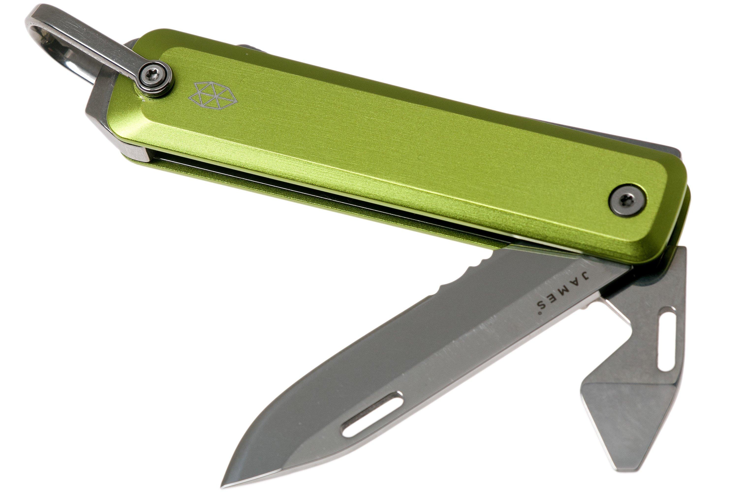 The James Brand Ellis, electric moss pocket knife | Advantageously ...