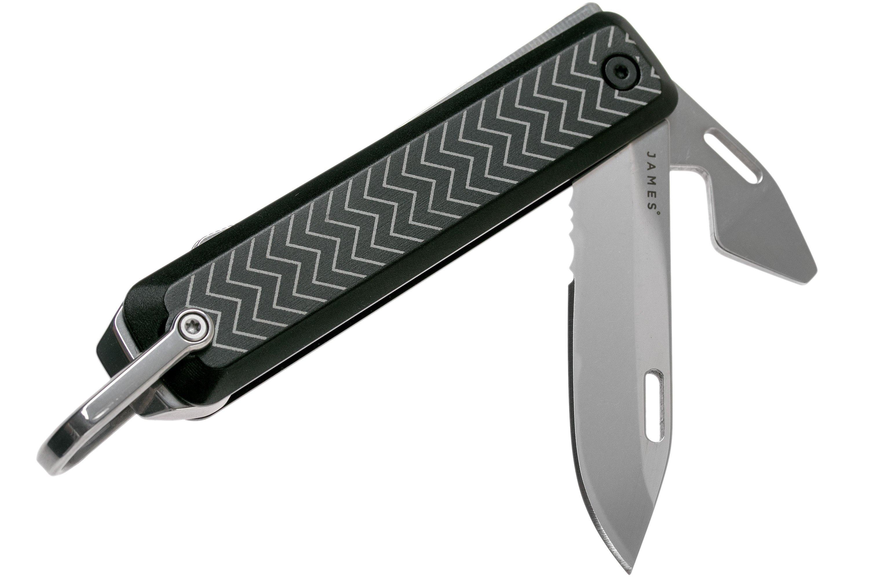 The James Brand Ellis – ROAM x TJB Limited Edition, black pocket knife ...