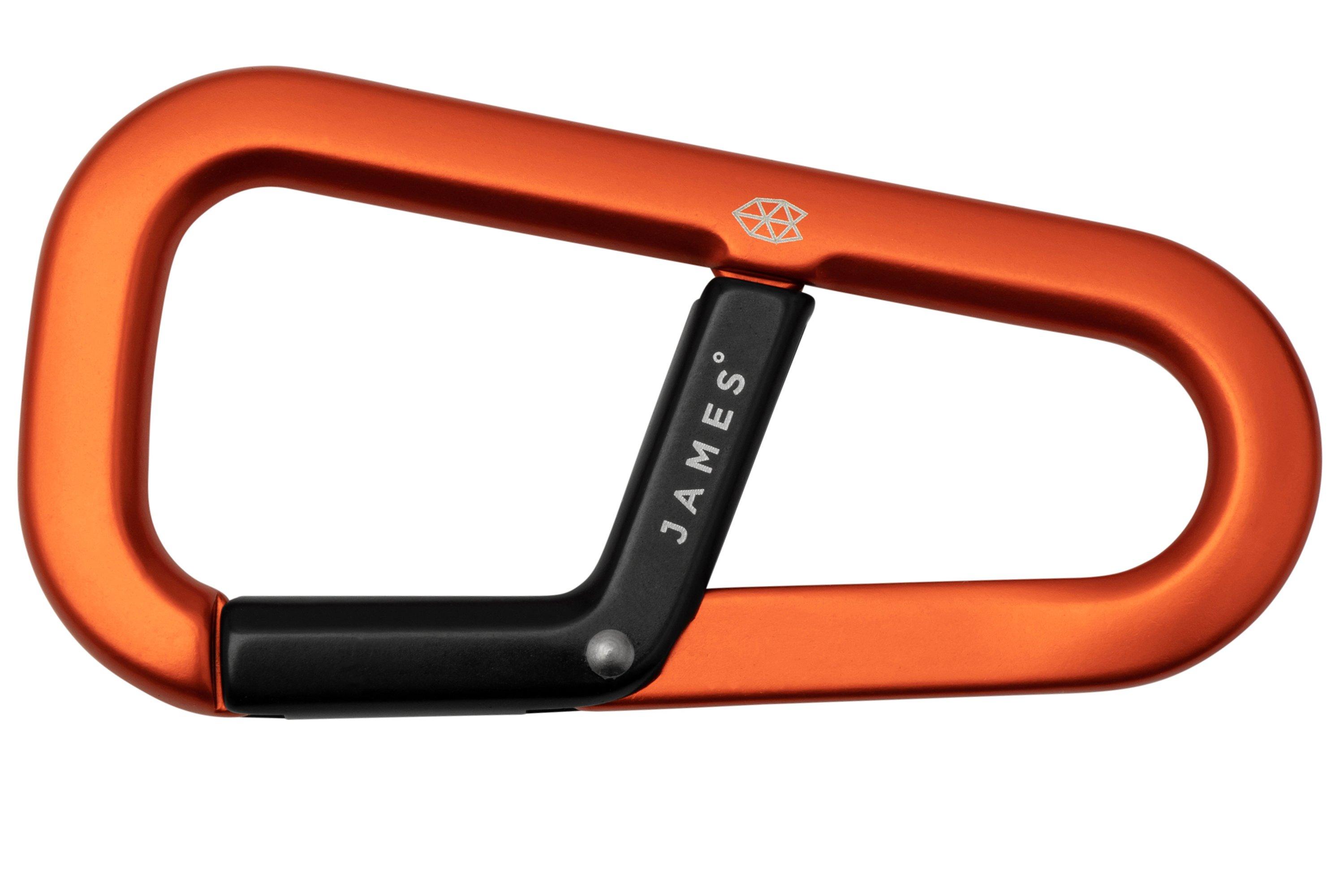 The James Brand The Hardin, Orange Black ES204944-10 carabiner ...