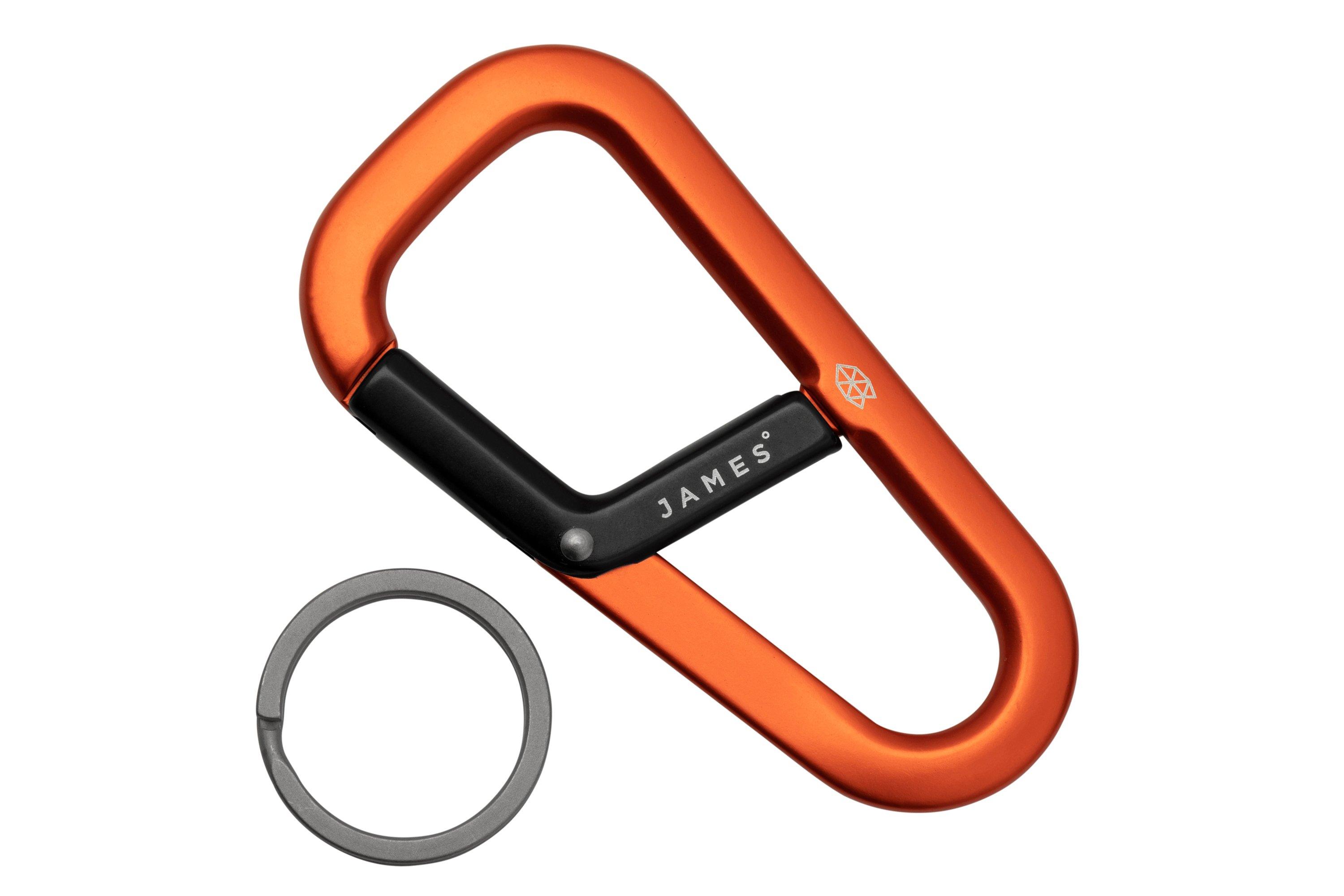 The James Brand The Hardin, Orange Black ES204944-10 carabiner ...