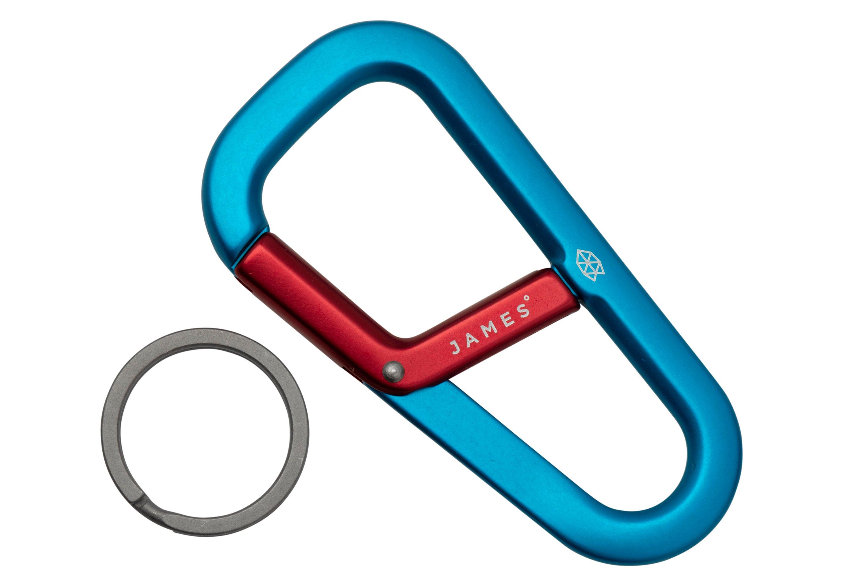 The James Brand The Hardin, Cerulean Red ES204950-10 carabiner ...