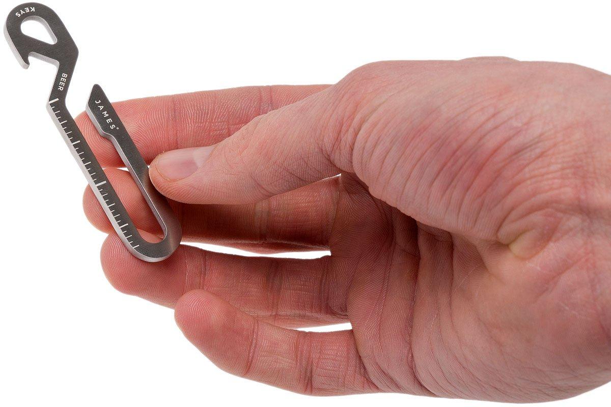 The James Brand Hook, raw stainless, keychain | Advantageously shopping ...