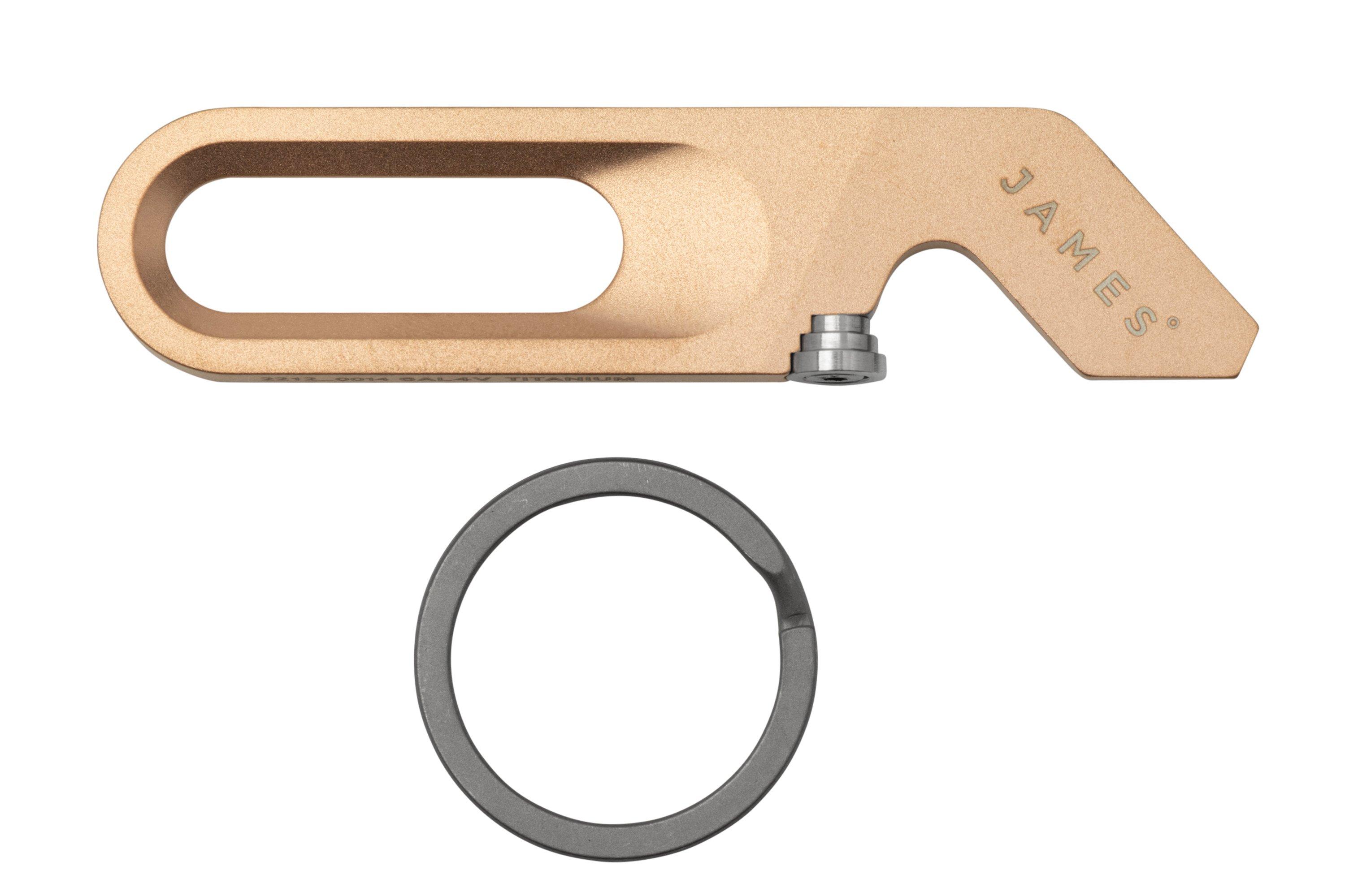 The James Brand The Halifax, Rose Gold N104949-10 keychain ...