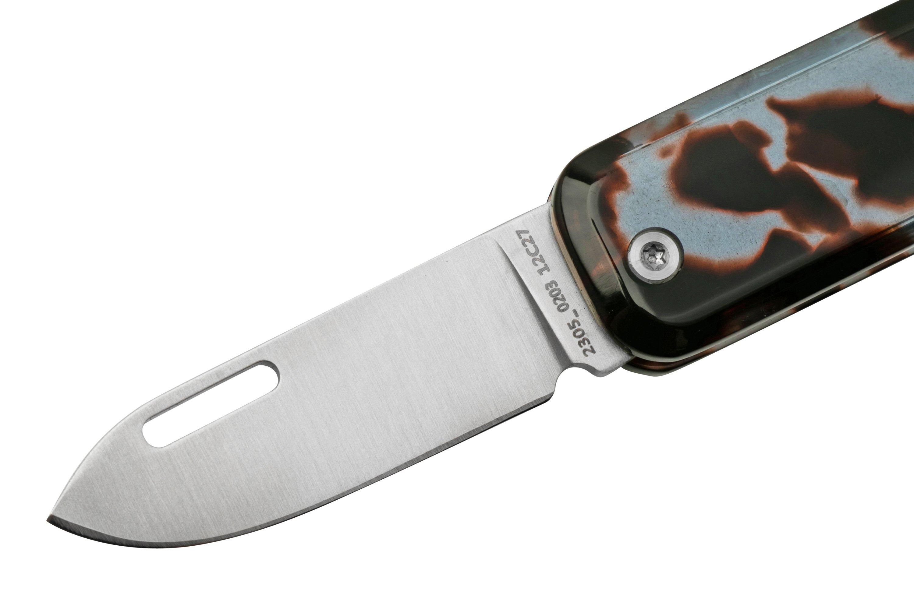 The James Brand The Elko KN117200-00 Blue Steel Tortoise Acetate ...