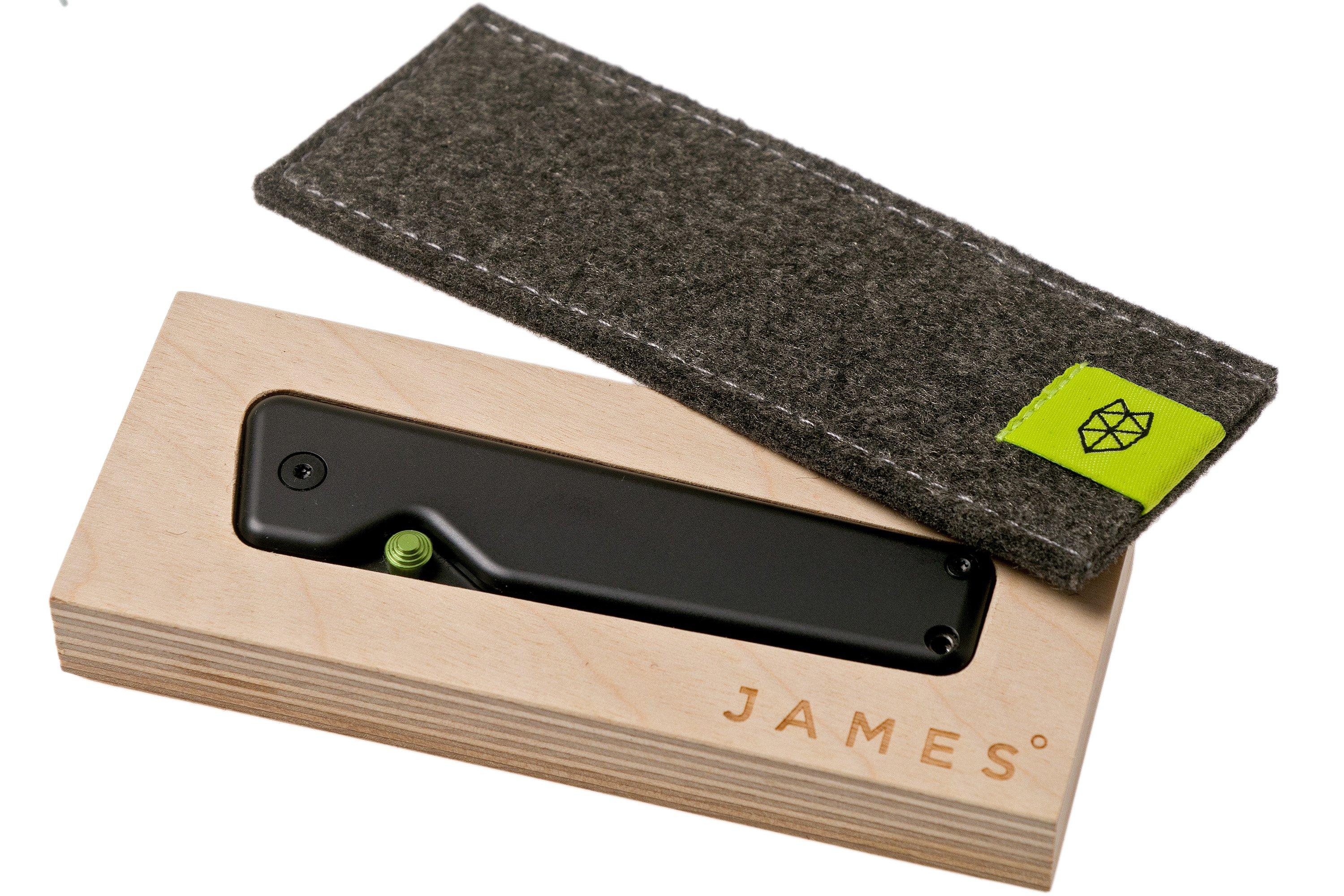The James Brand Chapter KN100106-00 black + black pocket knife ...