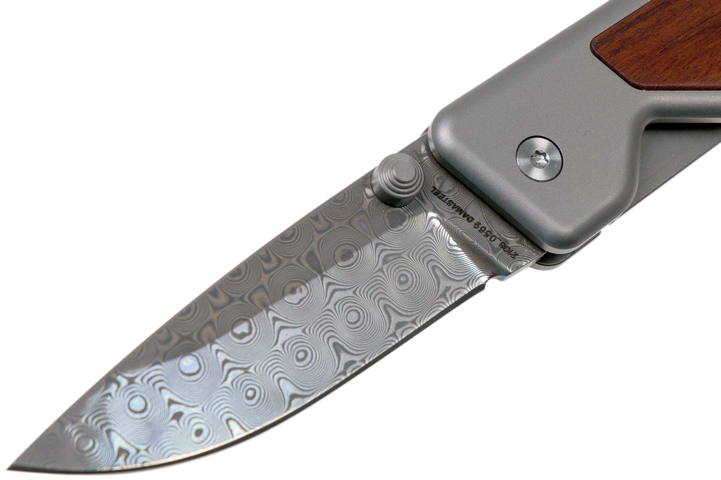 The James Brand The Chapter, Rosewood, Damascus KN200159-00 pocket ...