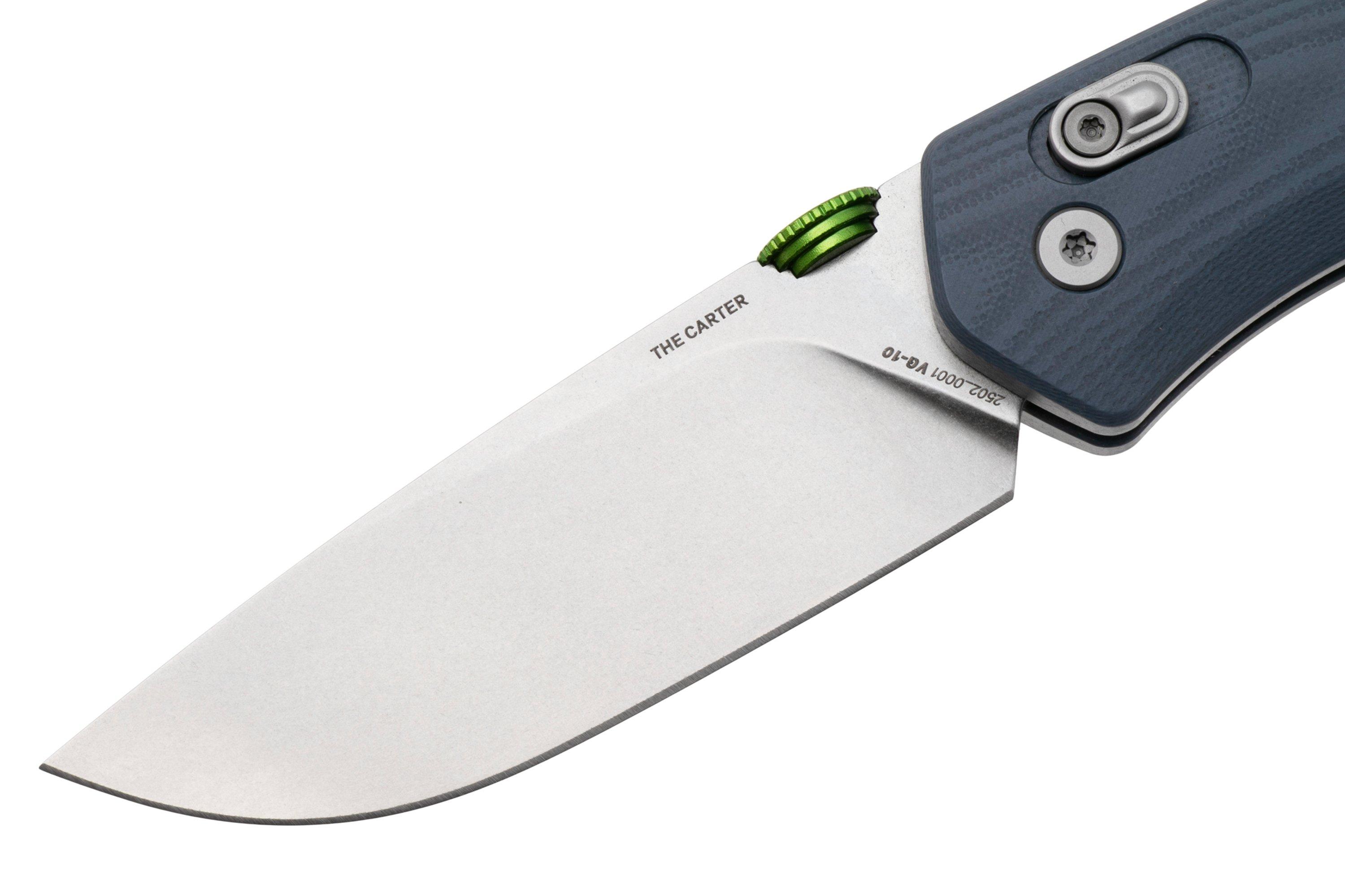 The James Brand The Carter KN108254-00, Stonewashed VG-10, Tidal Blue ...