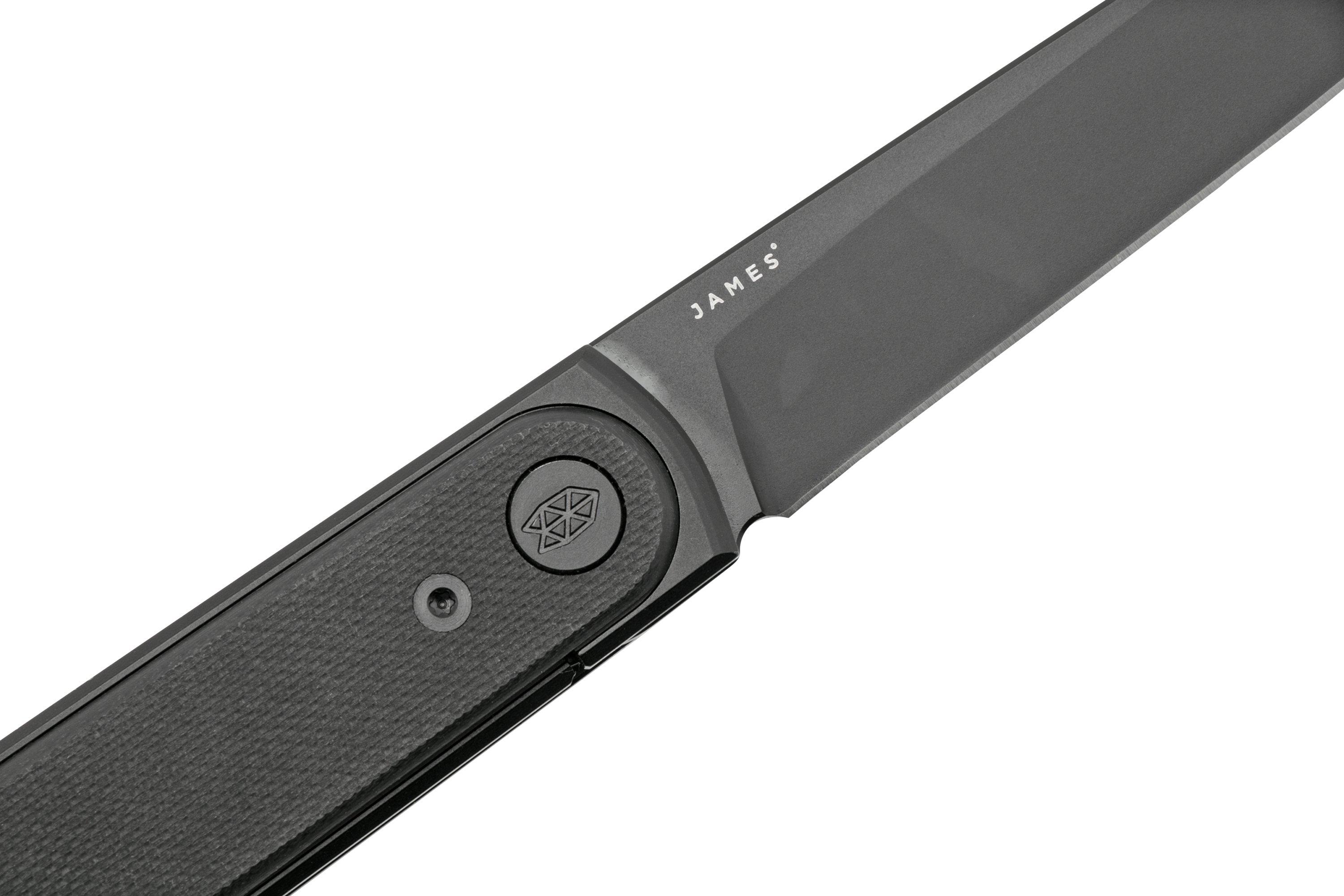 The James Brand The Duval Black, Black G10 N109113-00 pocket knife ...