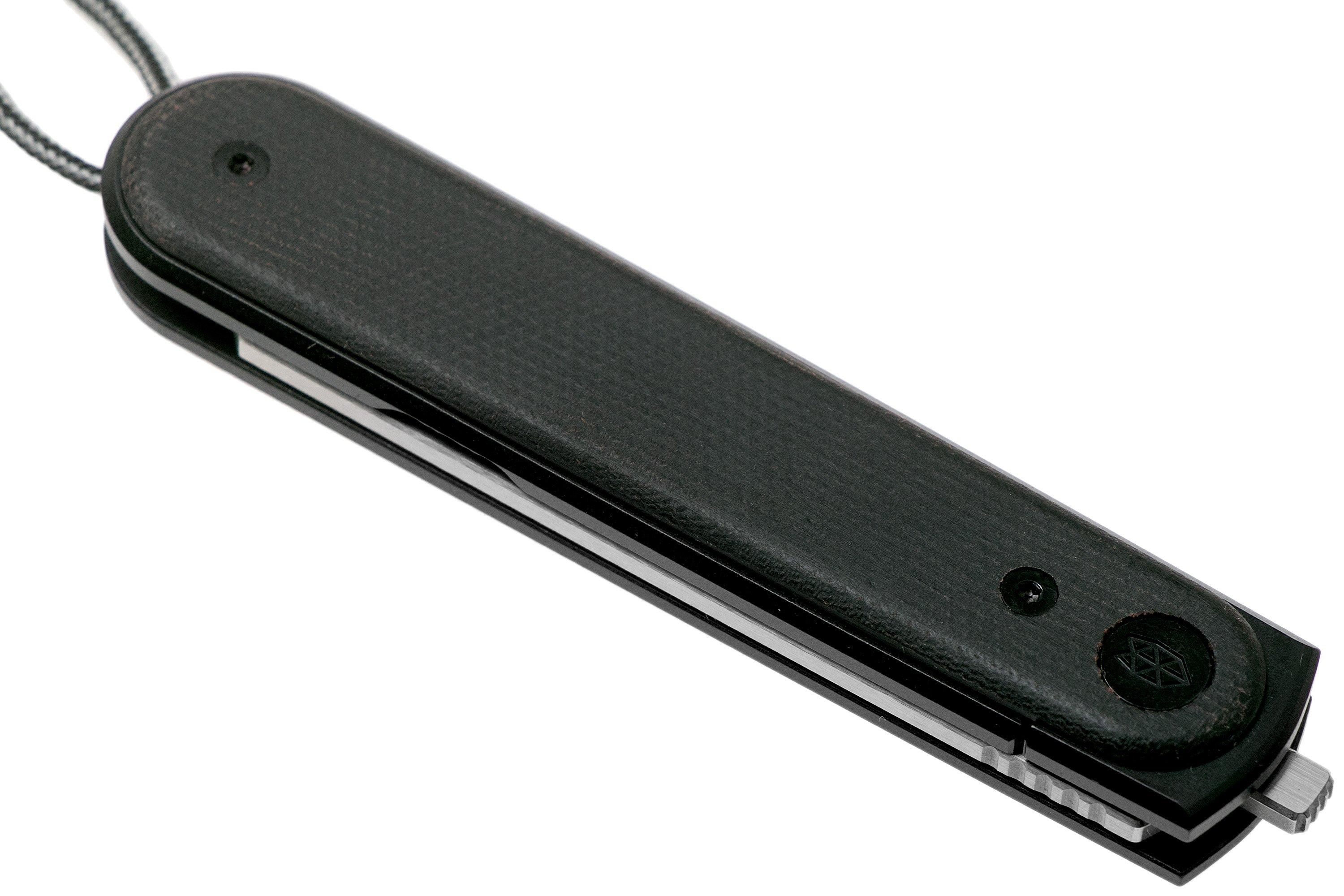 The James Brand The Duval Black Micarta KN109143-00 pocket knife ...