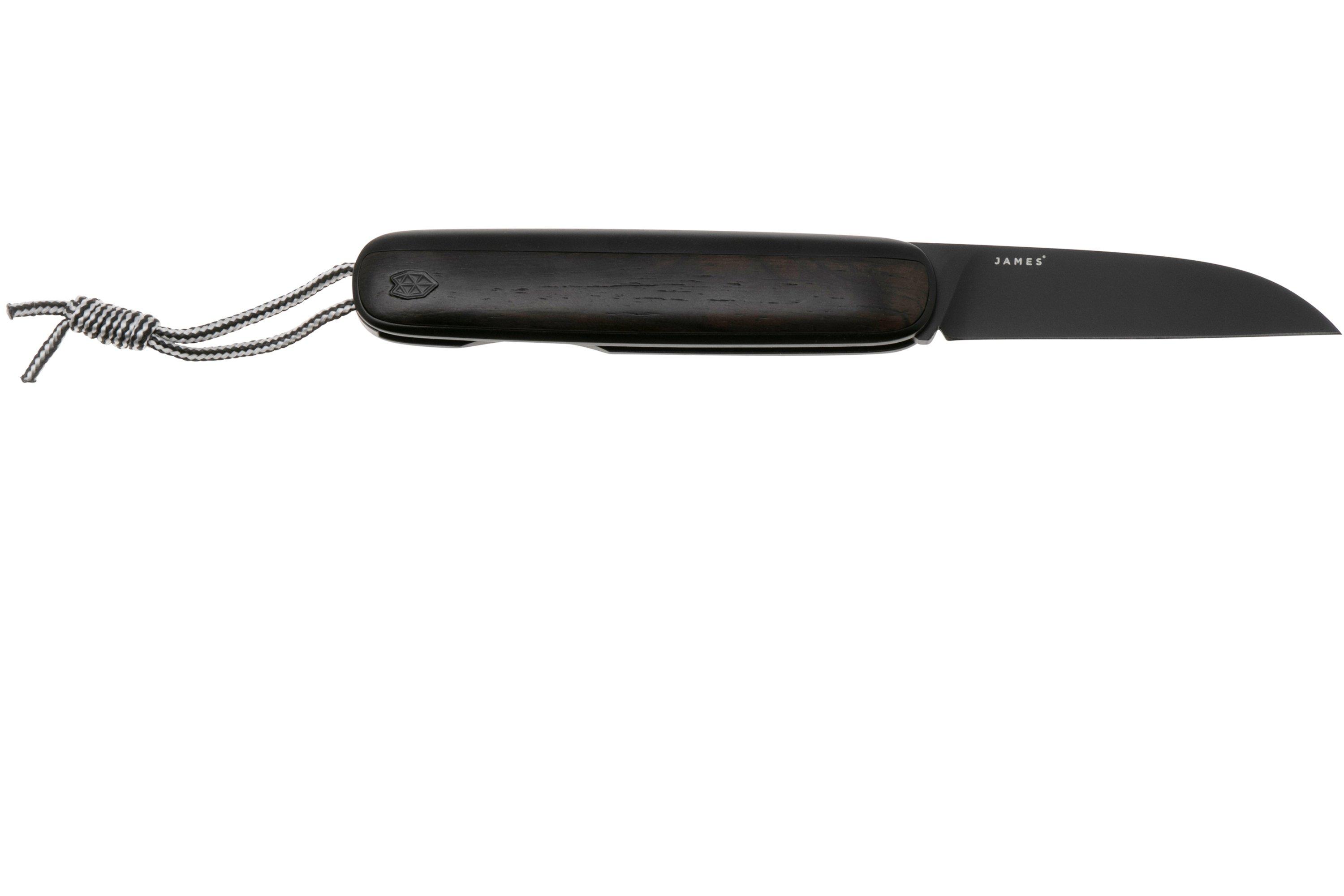 The James Brand The Pike KN110121-00 Ebony Black, pocket knife | Advantageously shopping at ...