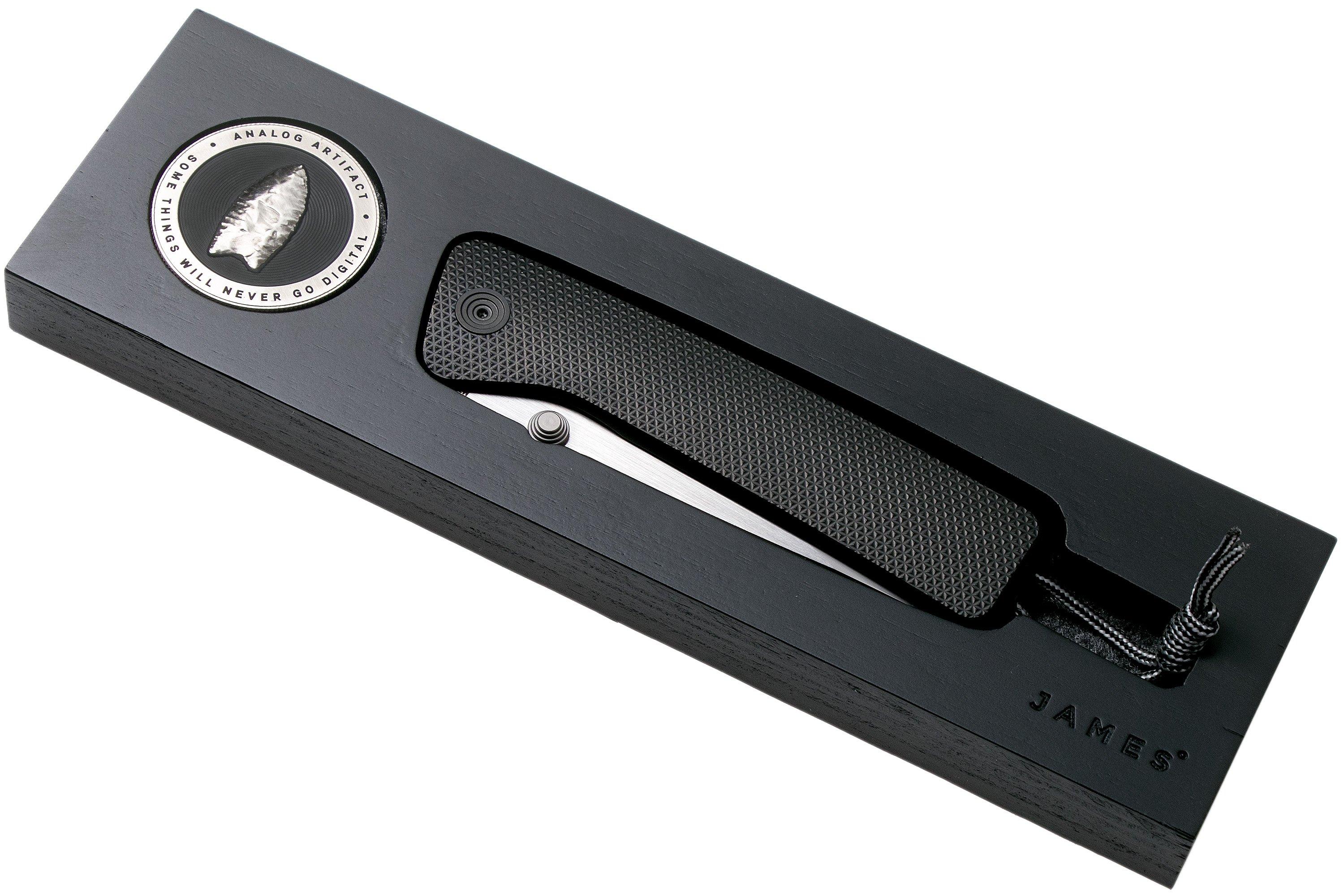 The James Brand The Barnes Black Titanium KN114107-00 pocket knife ...