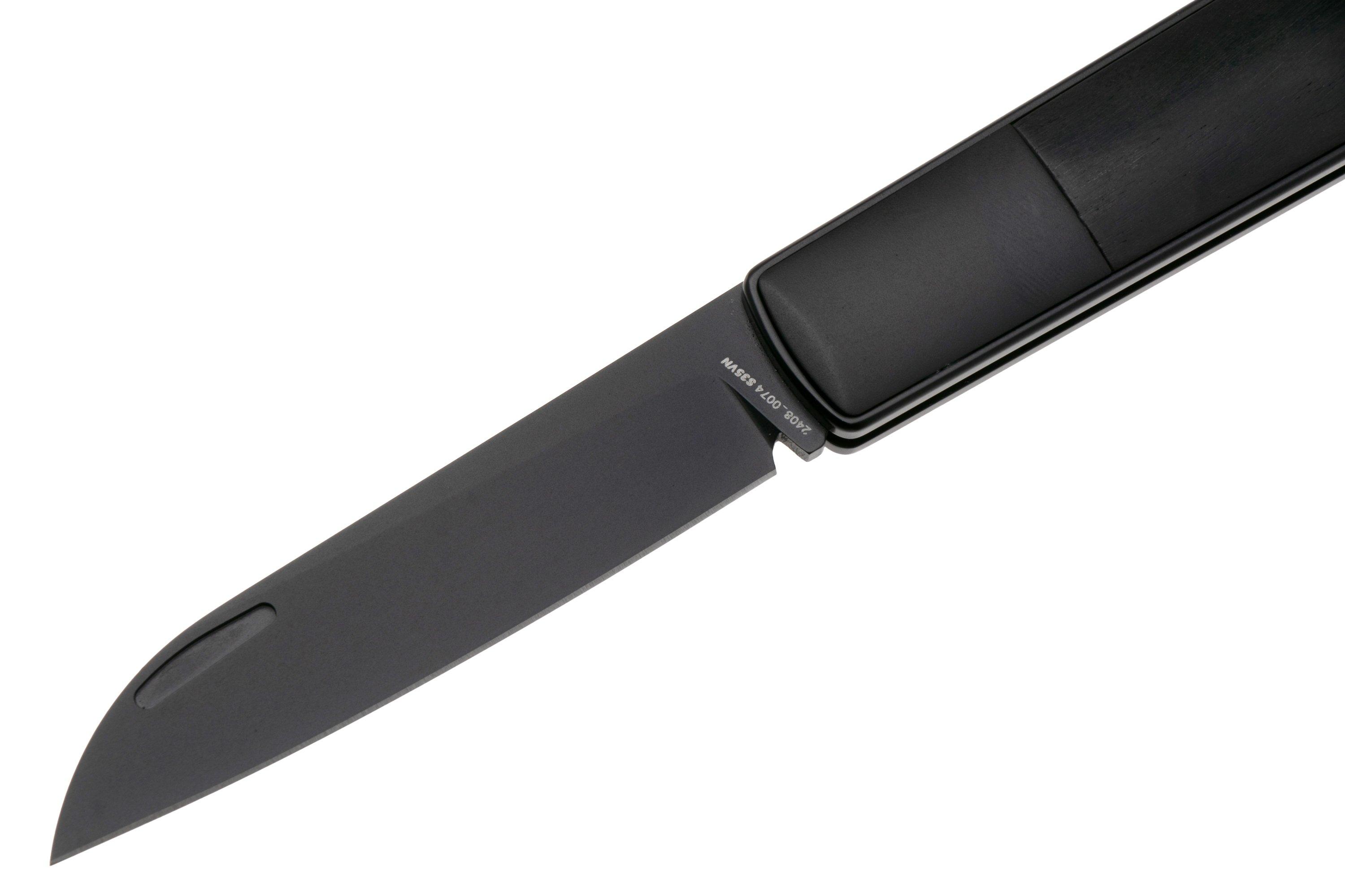 The James Brand The Wayland KN115121-00, Black CPM-S35VN, Ebony Wood ...