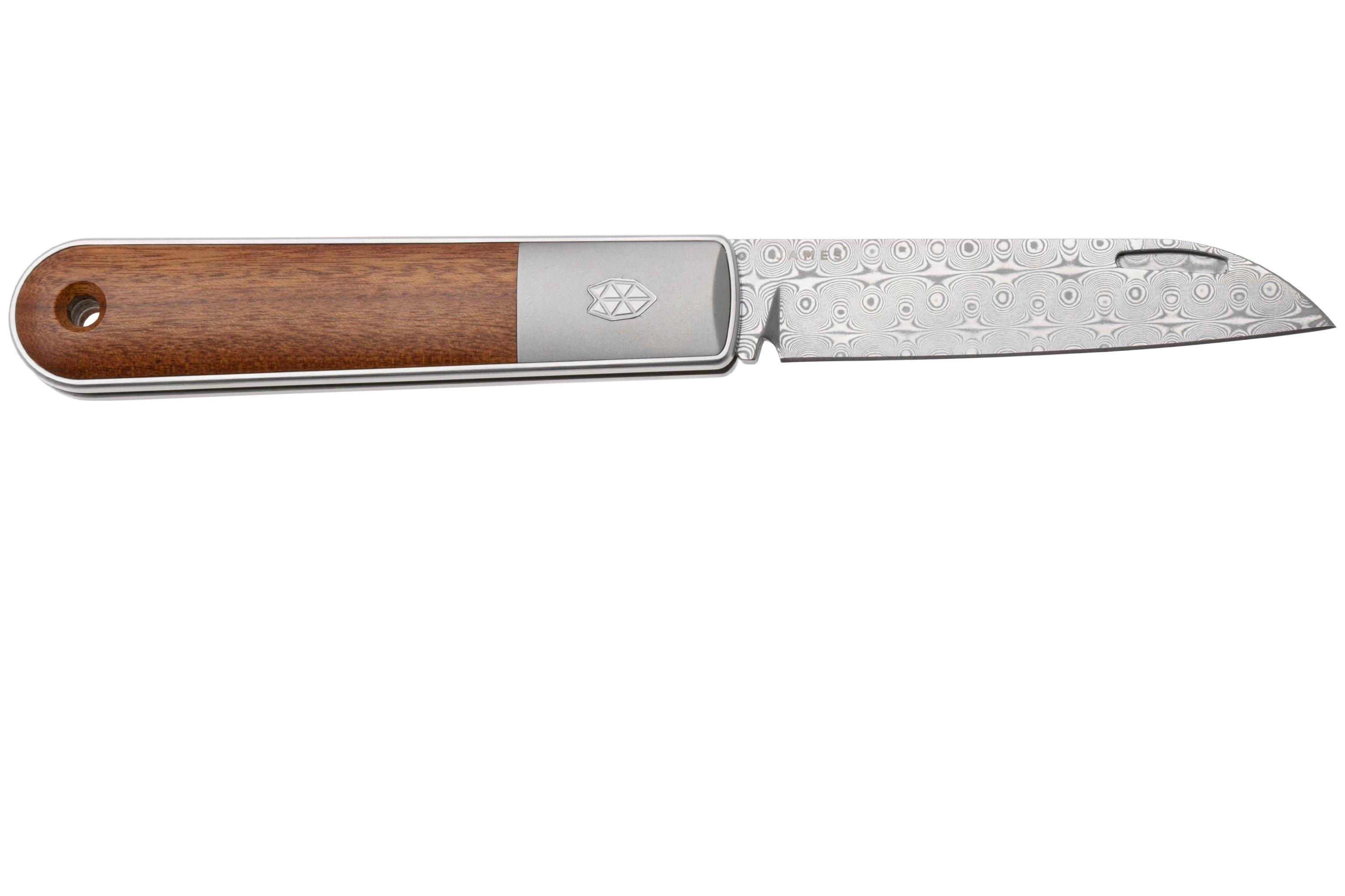 The James Brand The Wayland Rosewood Damascus KN115159-00 pocket knife ...