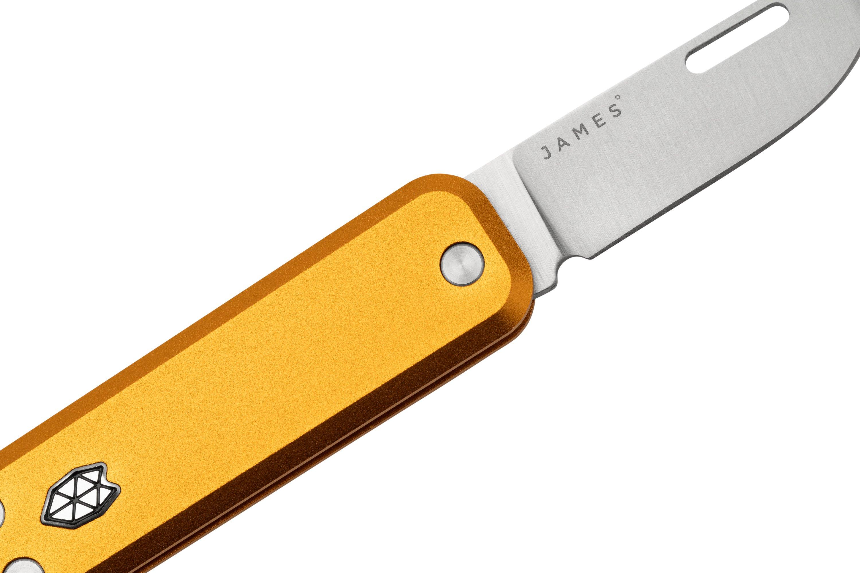 The James Brand The Elko, Canary Satin N117130-00 pocket knife ...