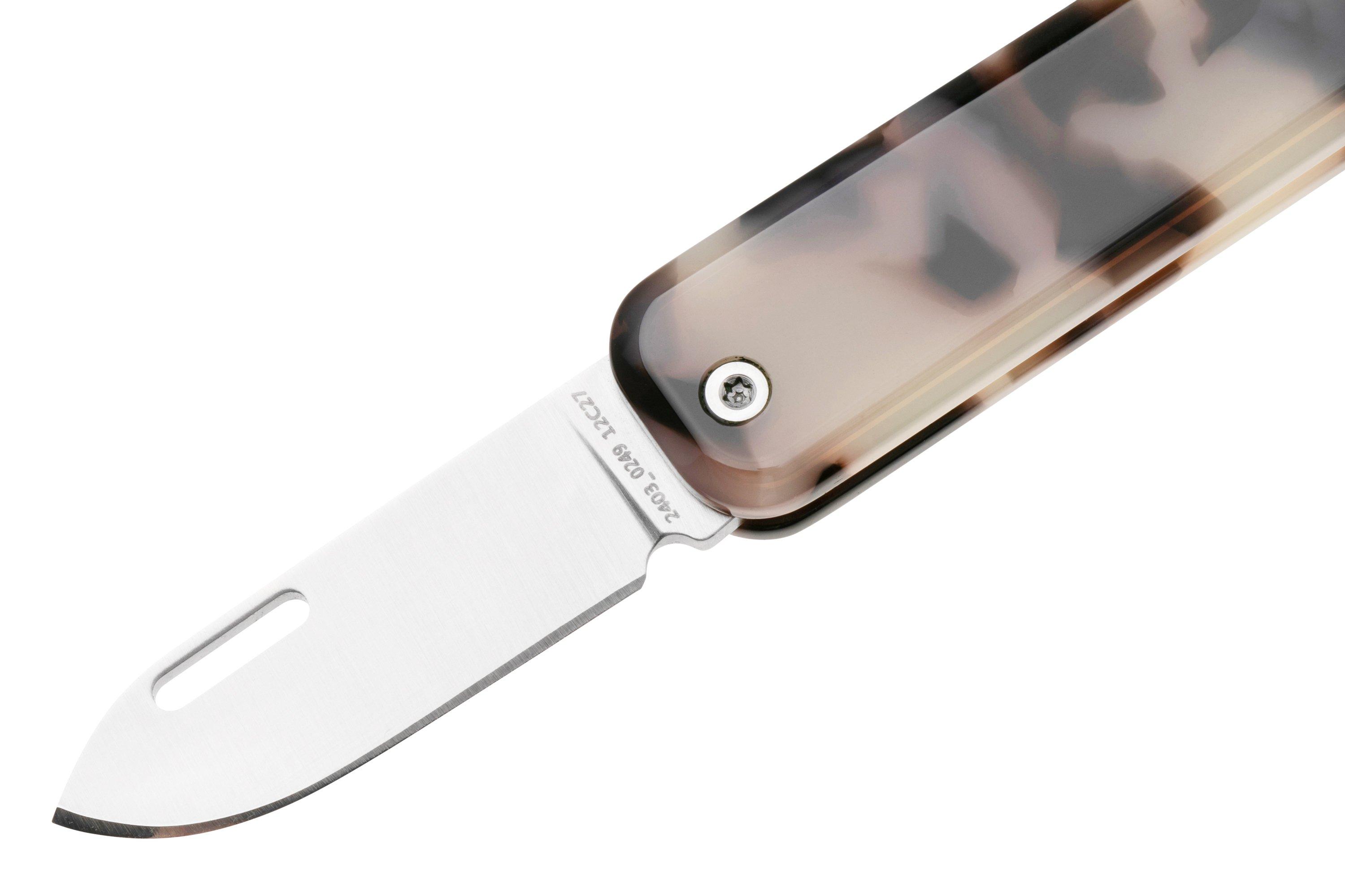 The James Brand The Elko Desert Tortoise Stainless Eco Acetate Straight ...