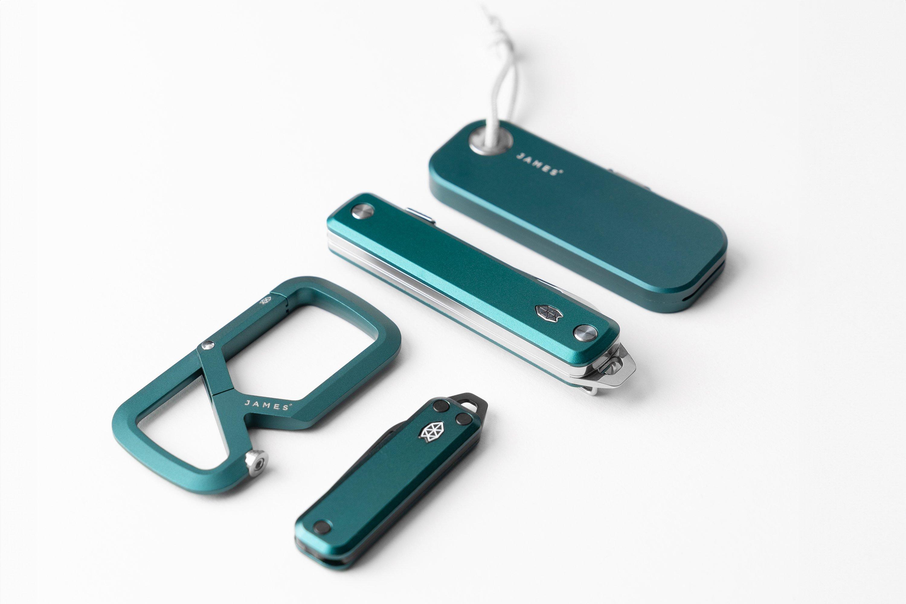 The James Brand The Elko, Emerald Aluminum, Black KN117249-00 pocket ...