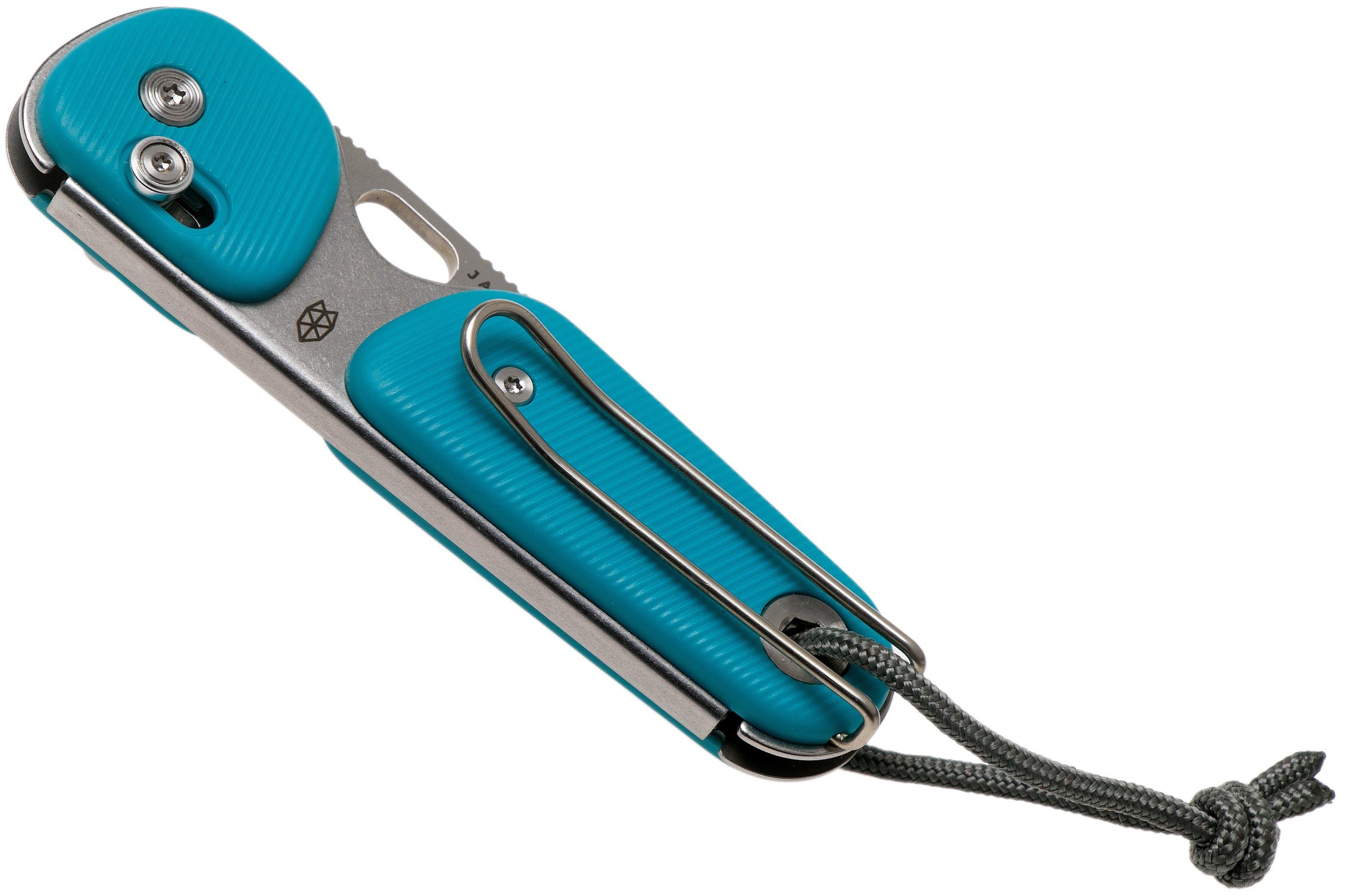 The James Brand The Redstone, Glacier + Satin, Serrated, zakmes ...